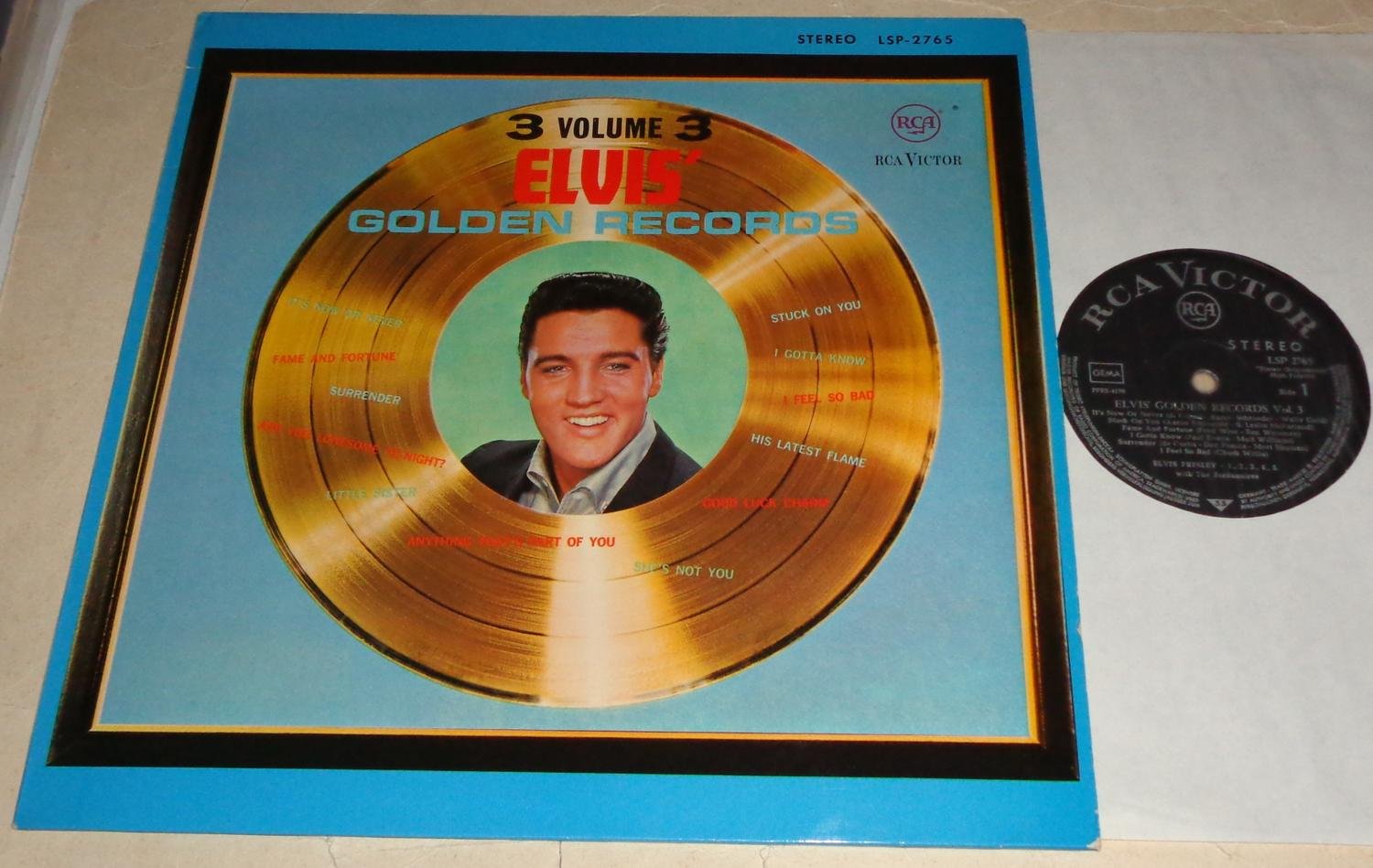 Elvis Presley Lp Golden Records Vol 3 1967 404553368 ᐈ Gntallis På