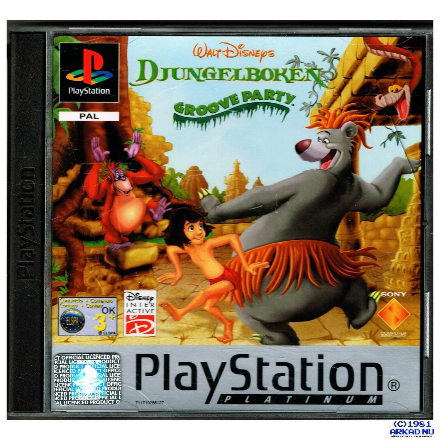 DJUNGELBOKEN GROOVE PARTY PS1 PLAT.. | Köp från arkadnu på Tradera (635731240)