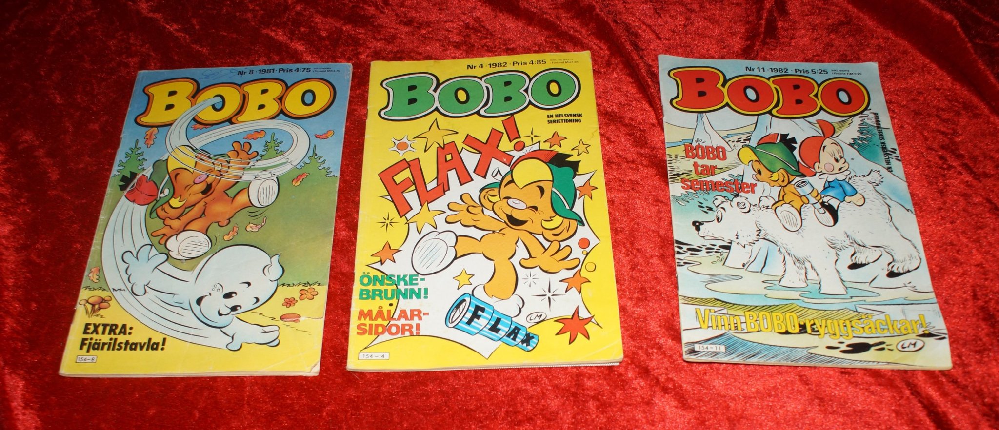 BARNTIDNING 3 st BOBO 8 1981 & 4 11 1982 KUL AT.. | Köp på Tradera (673224805)