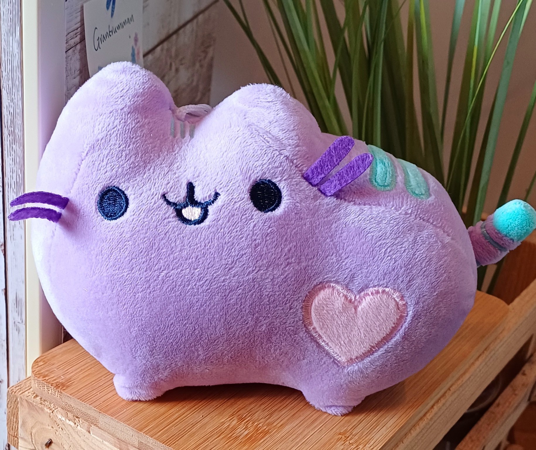Pusheen katt kawaii plush pastell lila mjukisdj.. | Köp på Tradera (635253965)