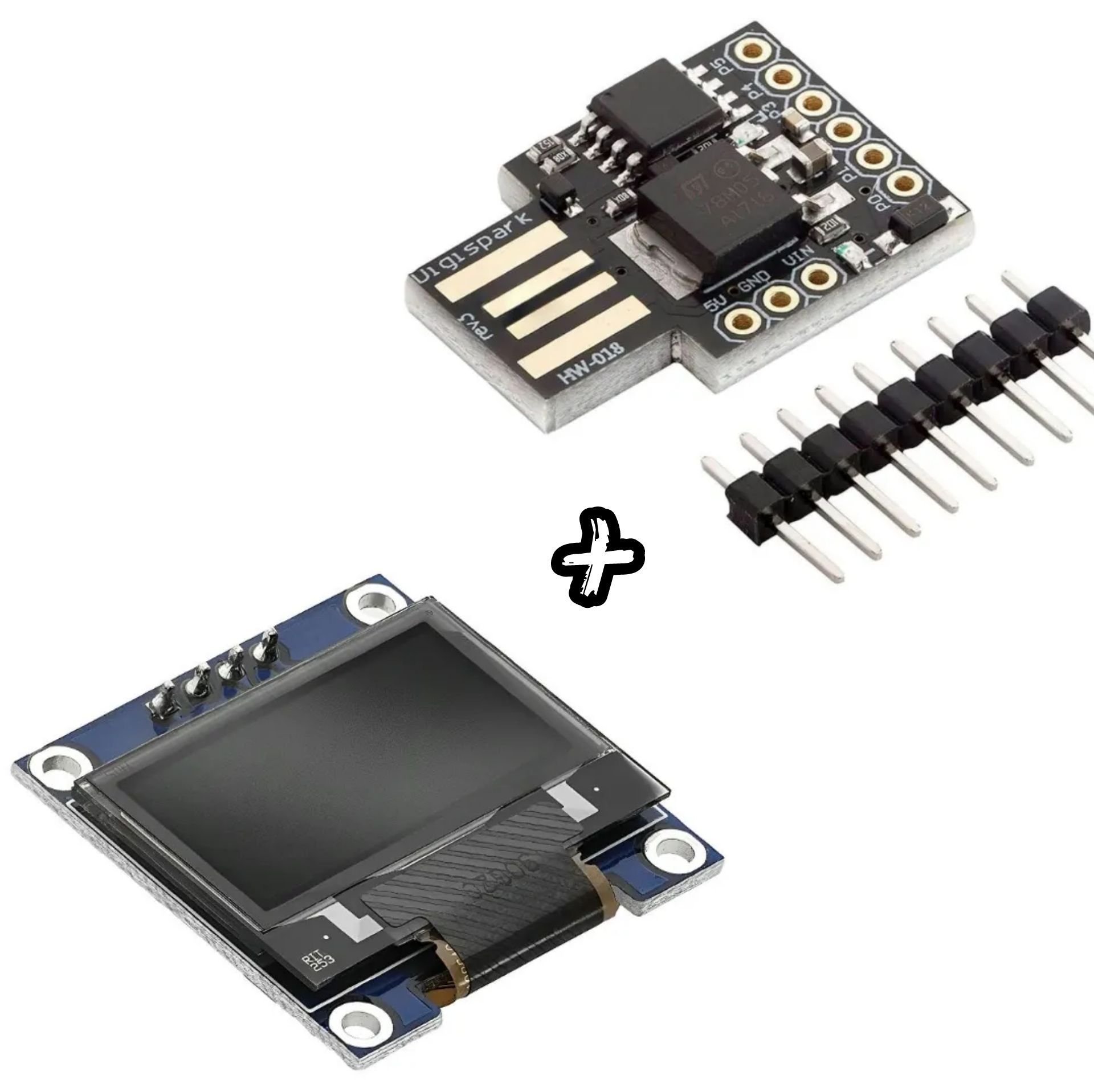 Digispark ATTiny85 + OLED Display(I2C 0.96? 128.. | Köp på Tradera (636526594)