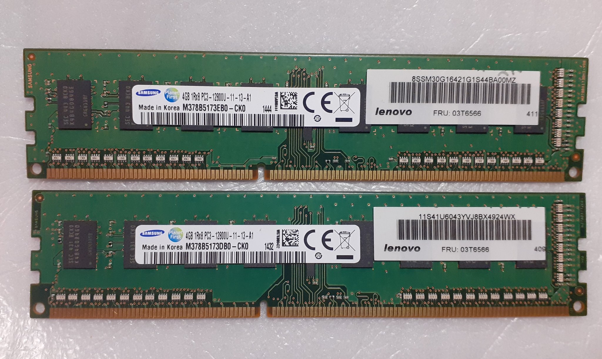Samsung DDR3 8gb (2 x 4GB) 1600MHz (413507417) ᐈ Köp på Tradera