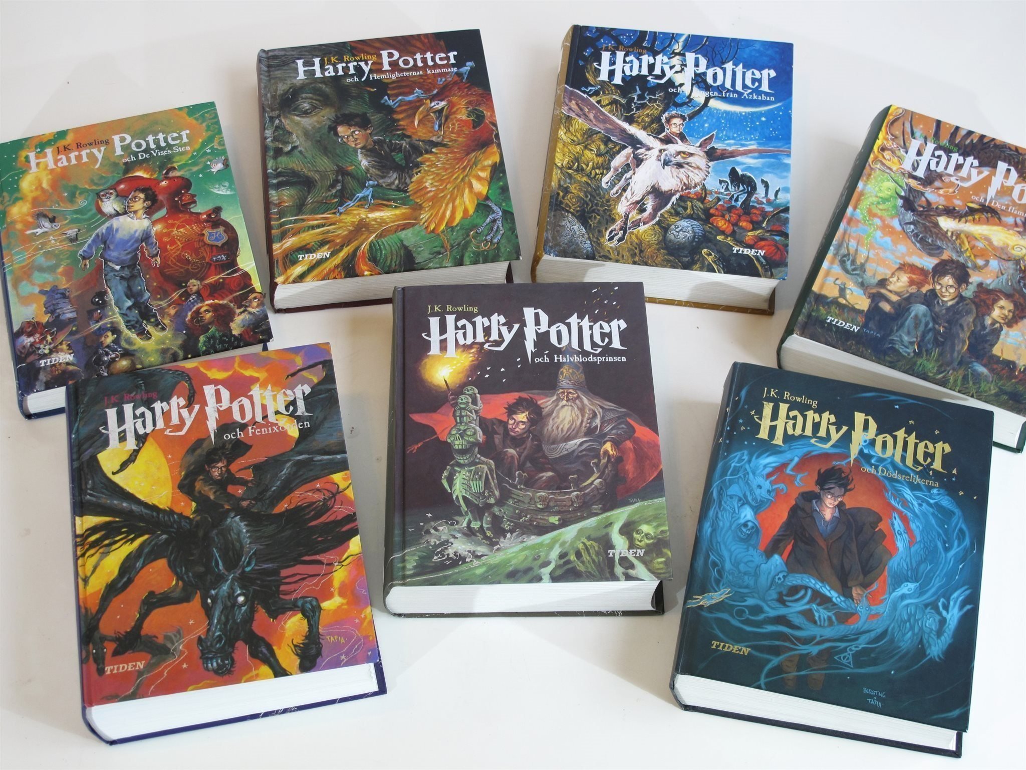 HARRY POTTER 1 - 7 BOKPAKET J.K ROWLING BÖCKER.. (357205100) ᐈ Köp på Tradera