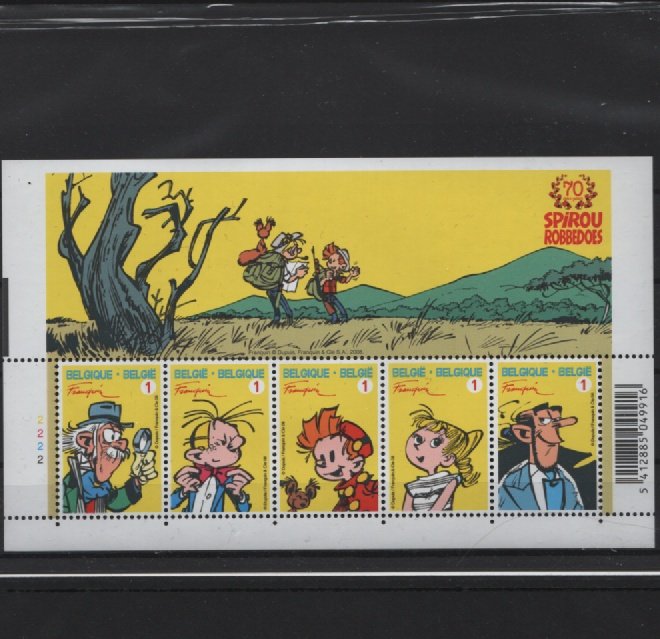 Belgien 2008 Spirou tecknad serie 5v i block | Köp på Tradera (661720300)