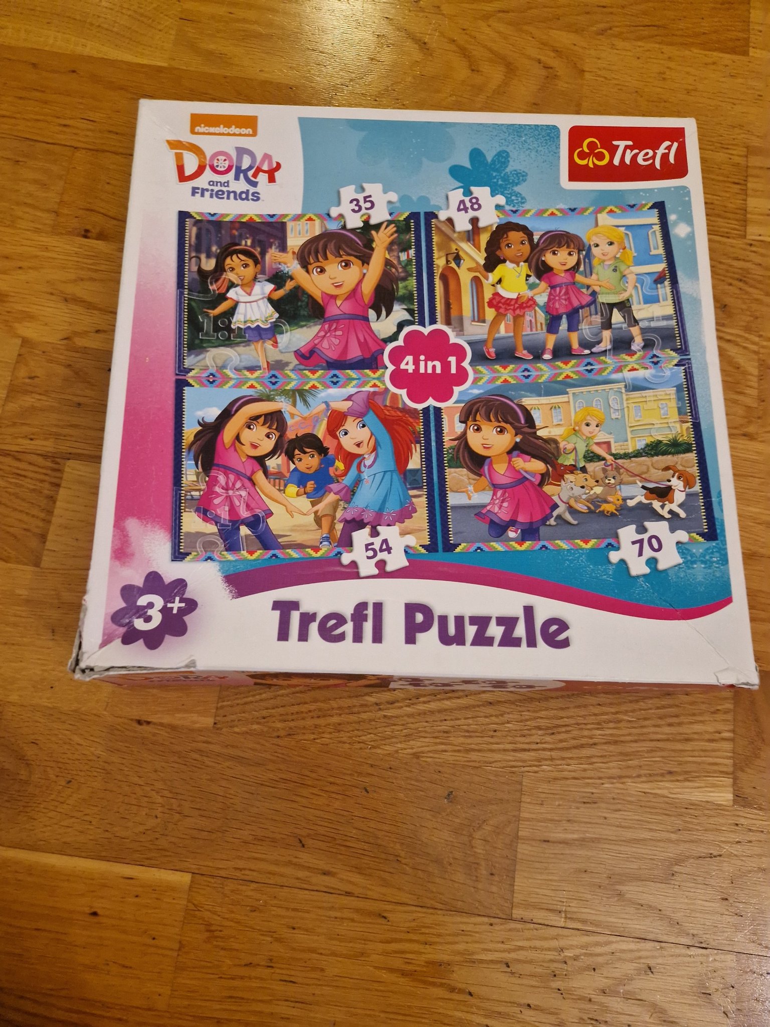 Trefl Puzzle Dora and Friends 4 i 1, 3+ | Köp på Tradera (694996174)