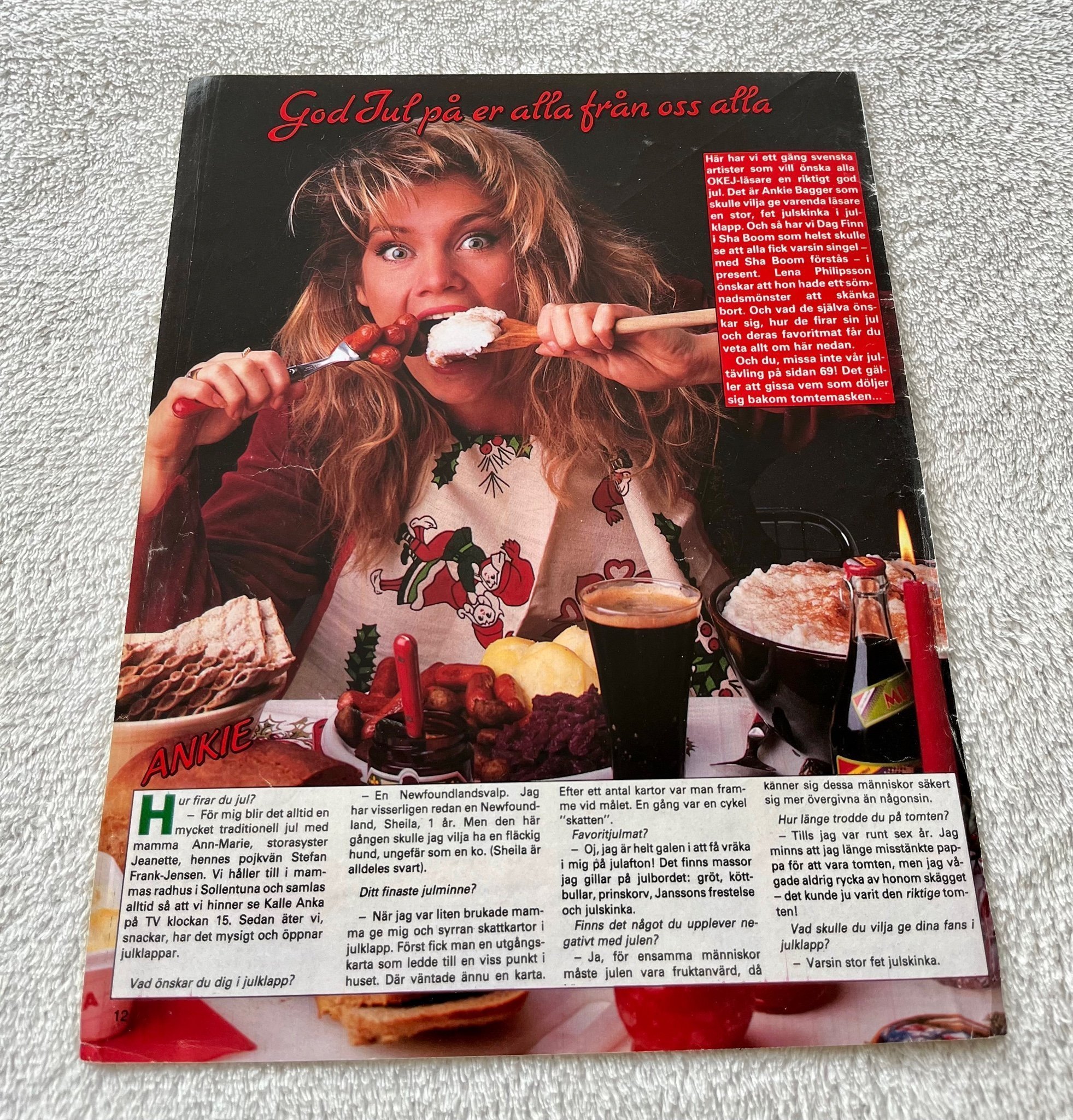 Ankie Bagger 1989 clips poster - Tidningen OKEJ.. | Köp på Tradera ...