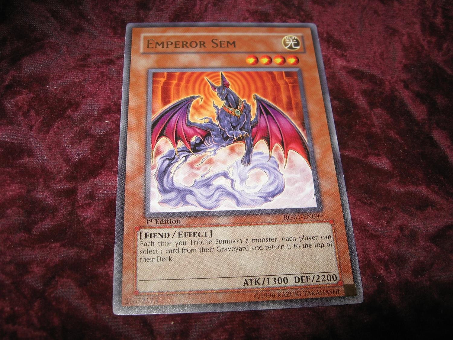 YU-GI-OH EMPEROR SEM RGBT-EN099 | Köp från ghost 64 på Tradera (609820499)