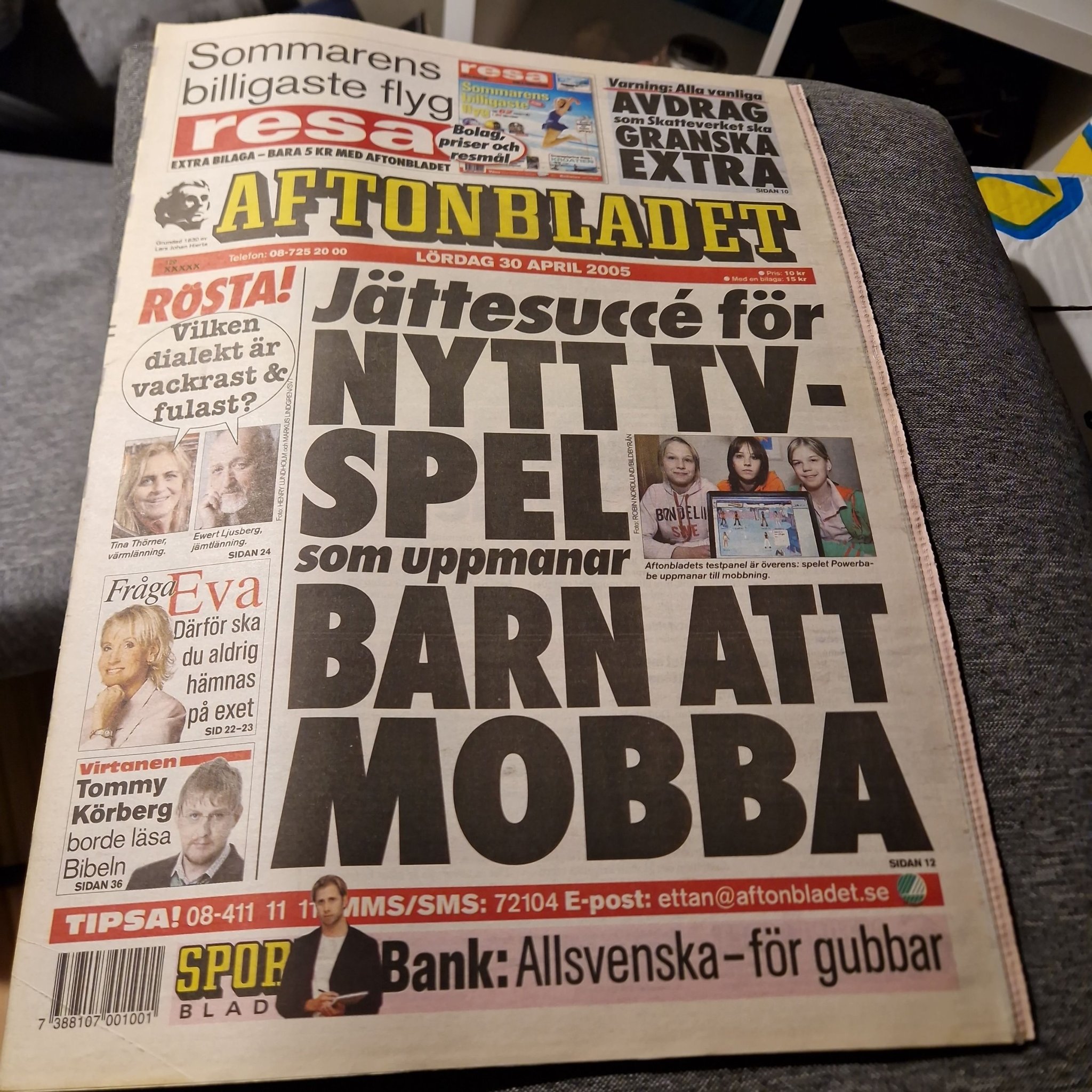 Se produkter som liknar Aftonbladet tidning på Tradera (692409949)