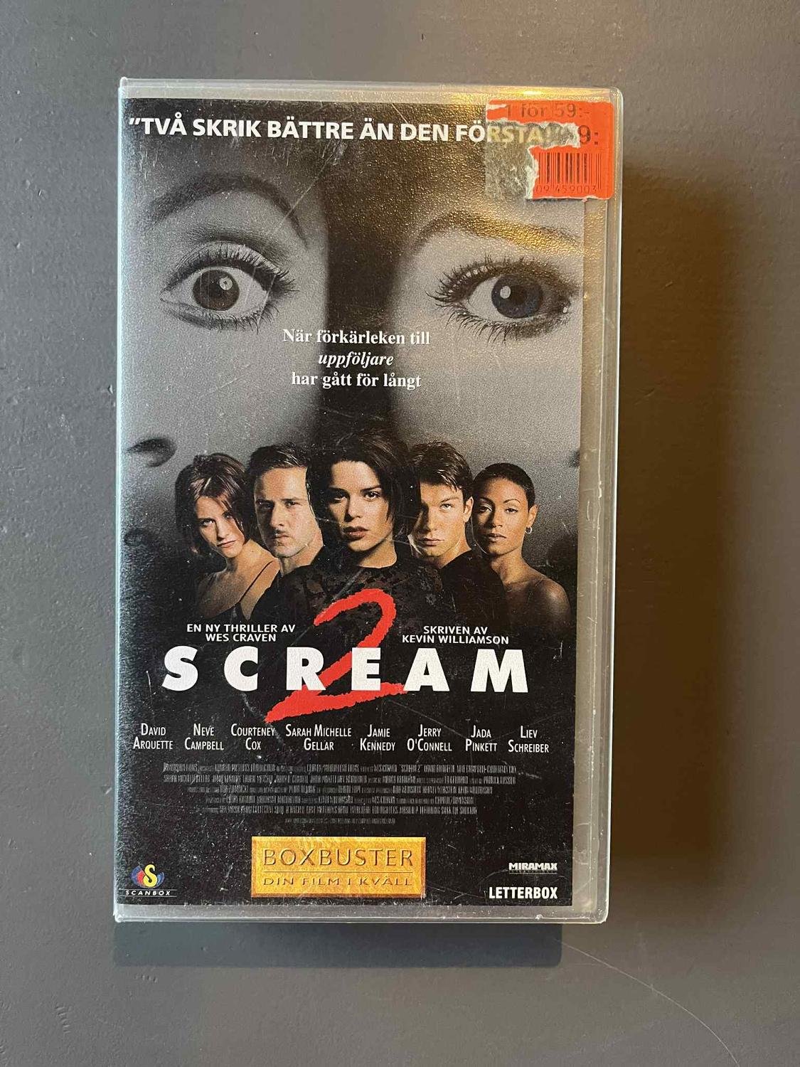 Vhs - Scream 2 | Köp på Tradera (679442086)
