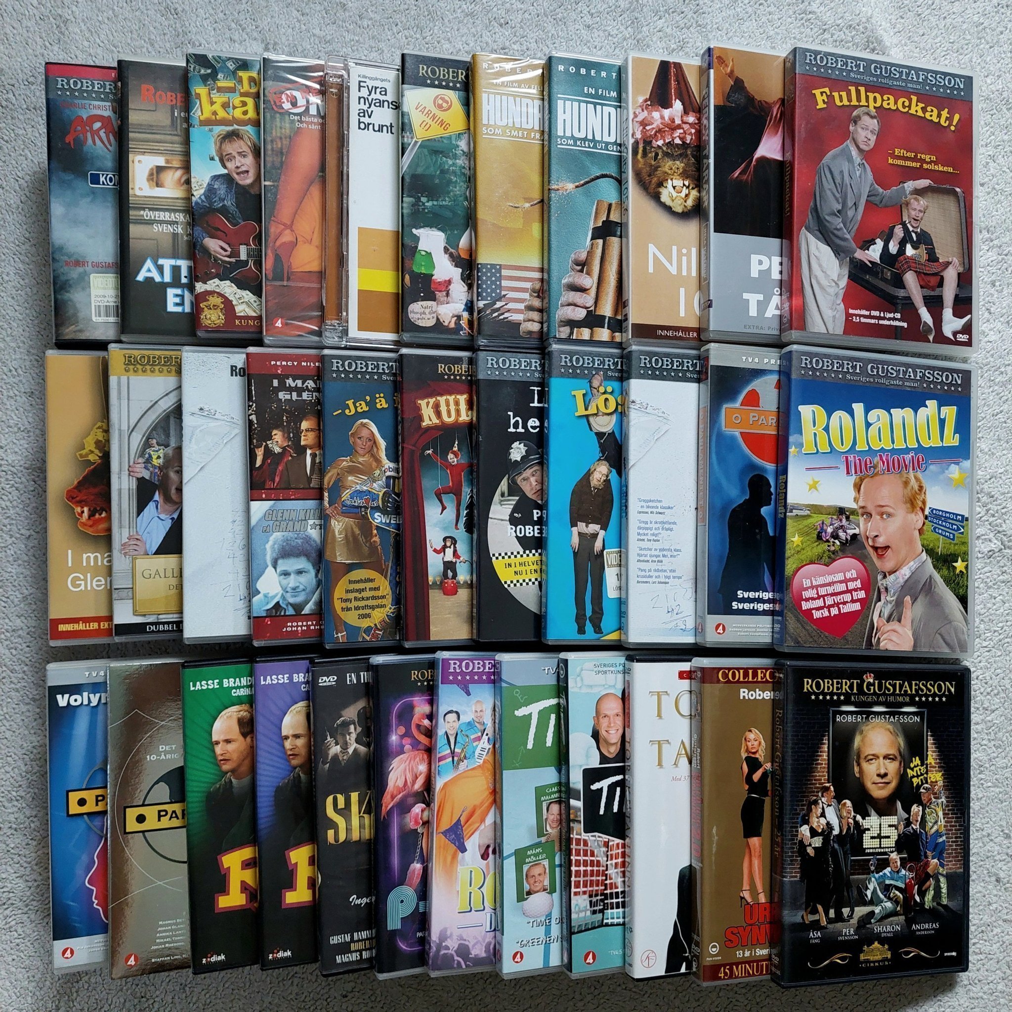 Robert Gustafsson - DVD-samling - 34 filmer | Köp på Tradera (683657587)