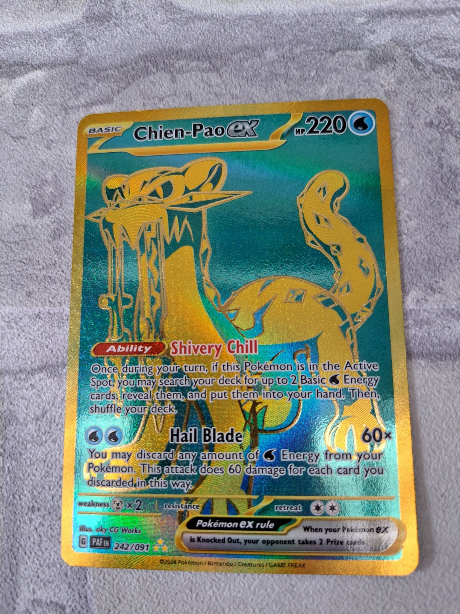 Se produkter som liknar Chien-Pao ex - Pokémonkort på Tradera (686600747)