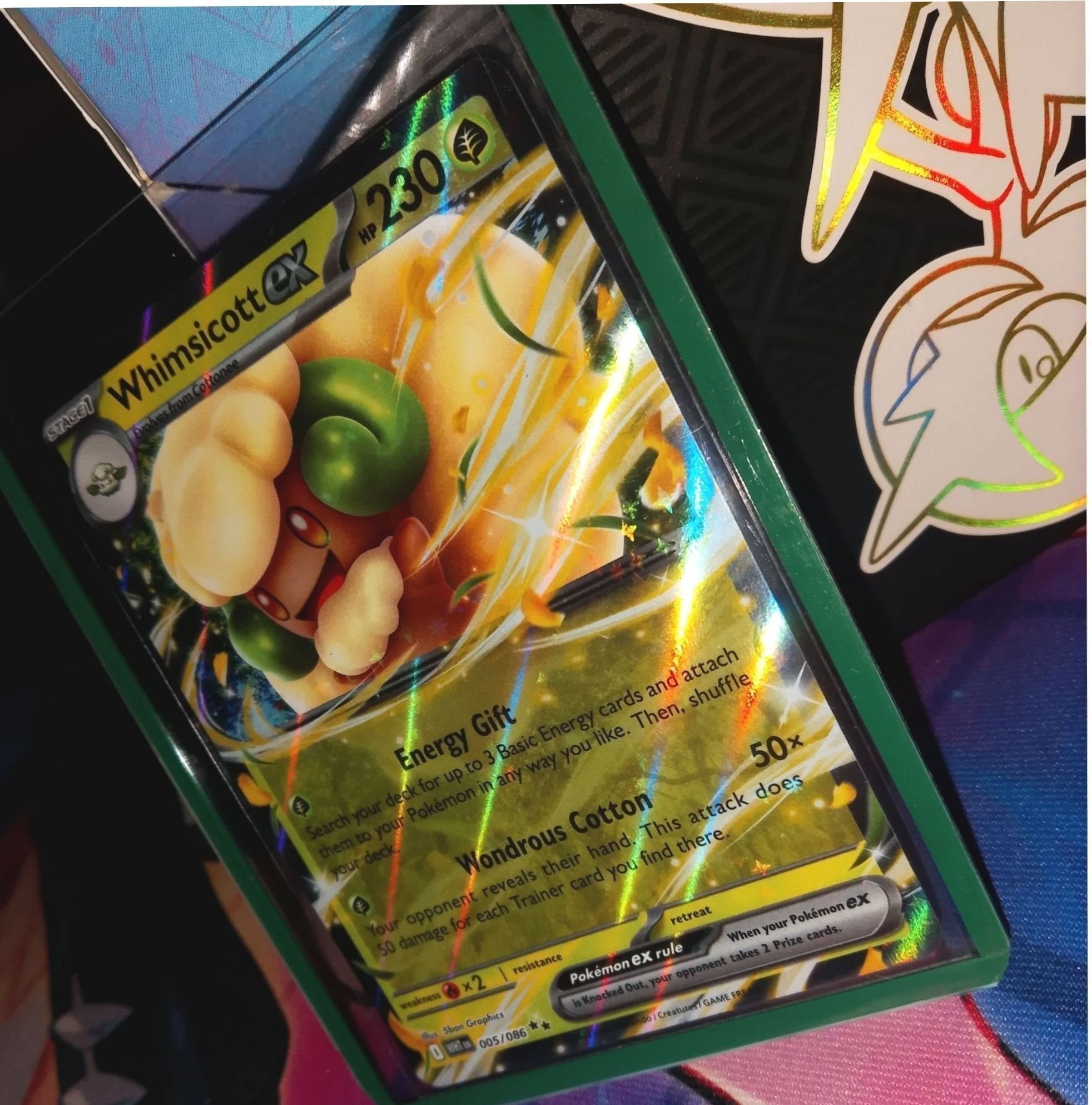 Whimsicott ex 005/086 • Double Rare • White Fla.. | Köp på Tradera (711573456)