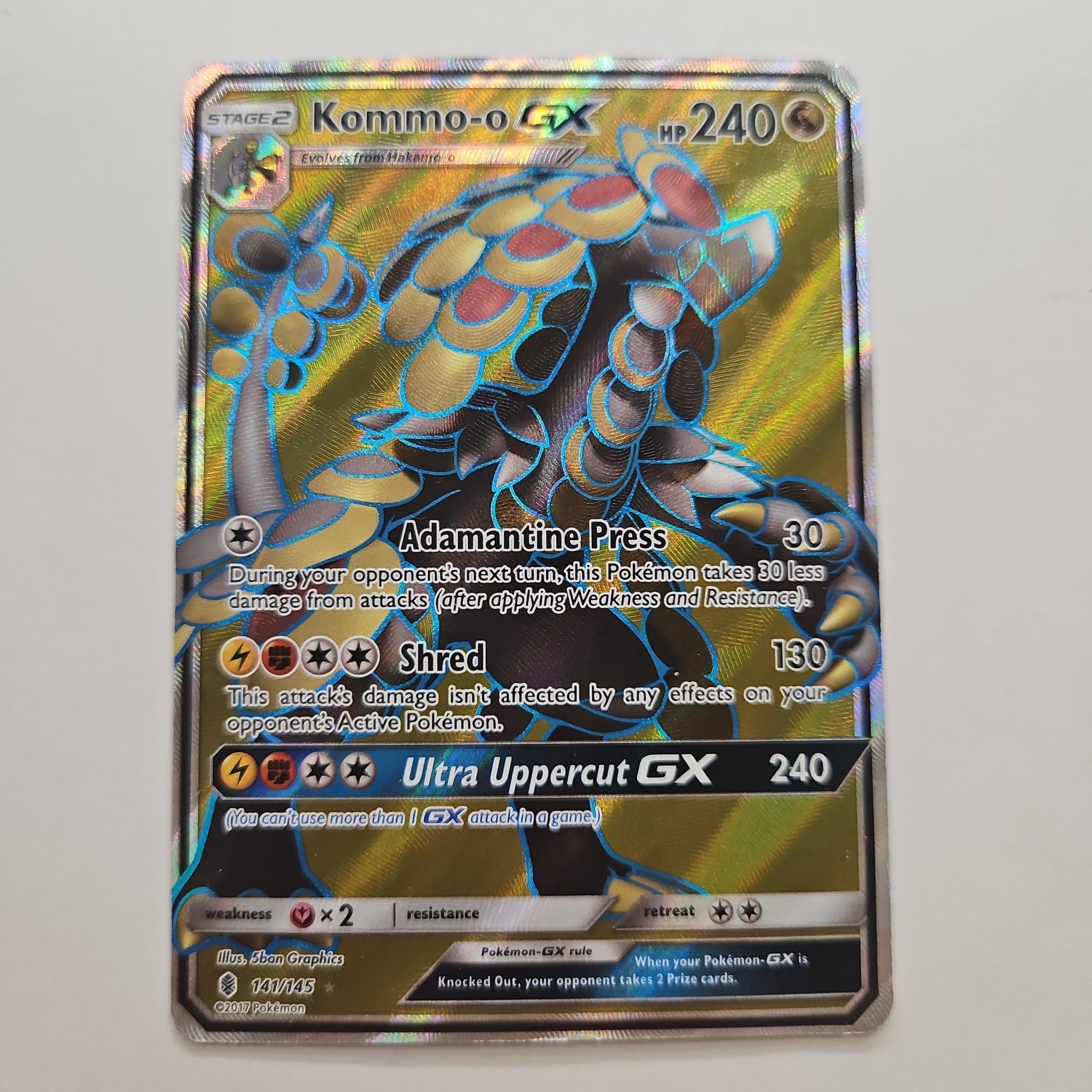 Pokémon Kort- Kommo-o GX 141/145 ultra rare - G.. | Köp på Tradera (623735159)
