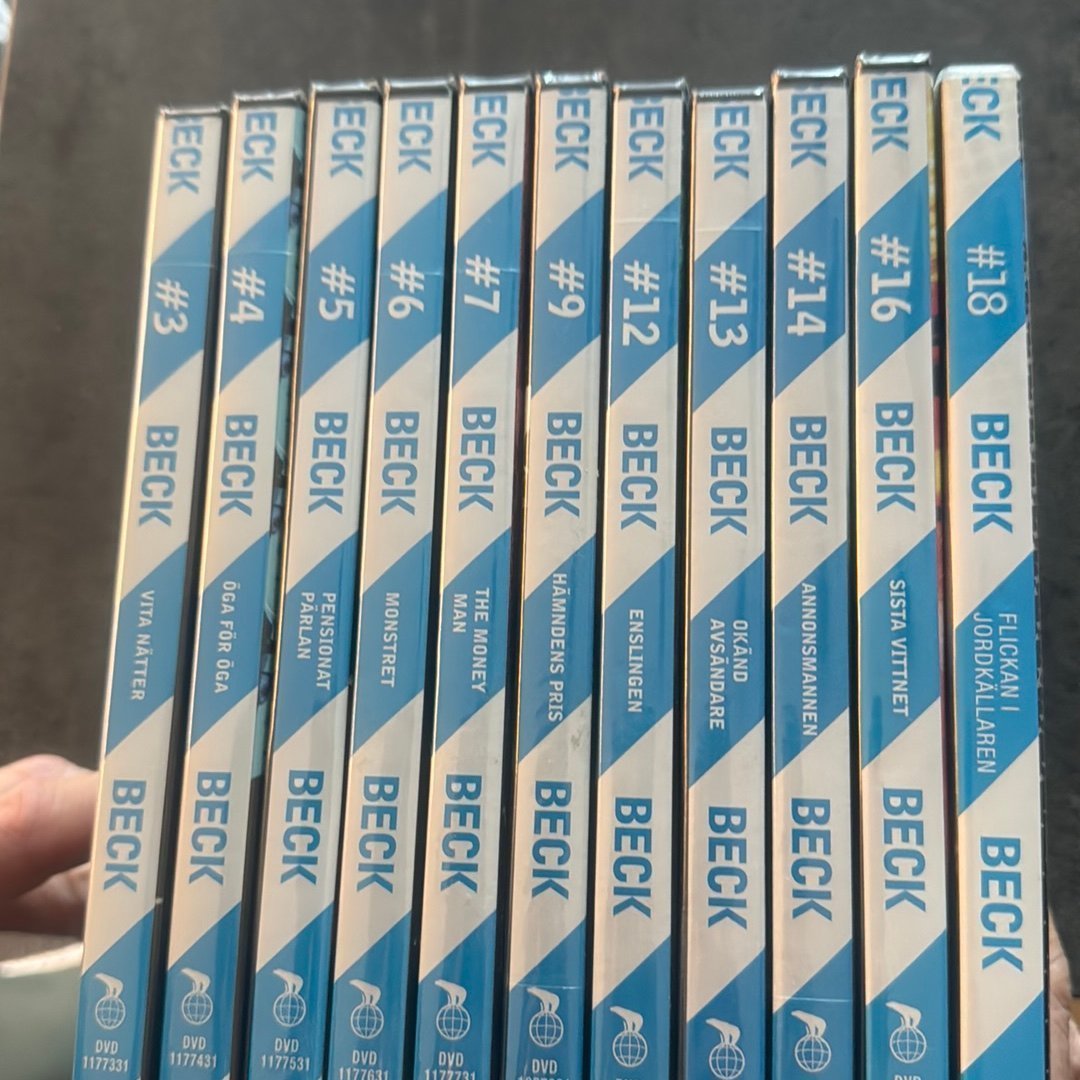 Se produkter som liknar Beck DVD Box - Samling av 9 F.. på Tradera (696474785)