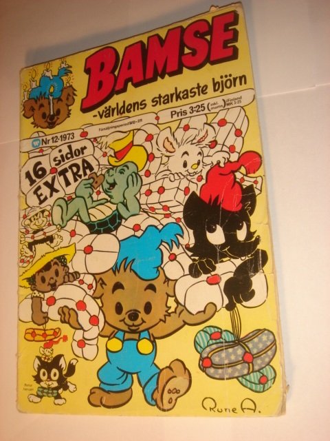 BAMSE 1973 12 (svensk) Begagn TJOCKT | Köp från caprod2 på Tradera (635019462)