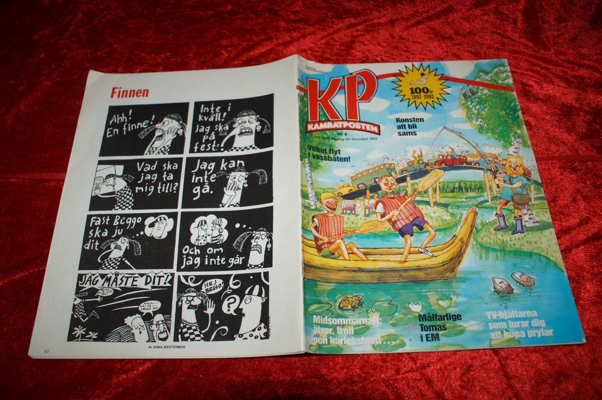 Se produkter som liknar KP KAMRAT POSTEN 100 ÅR Nr 8 .. på Tradera (680906830)