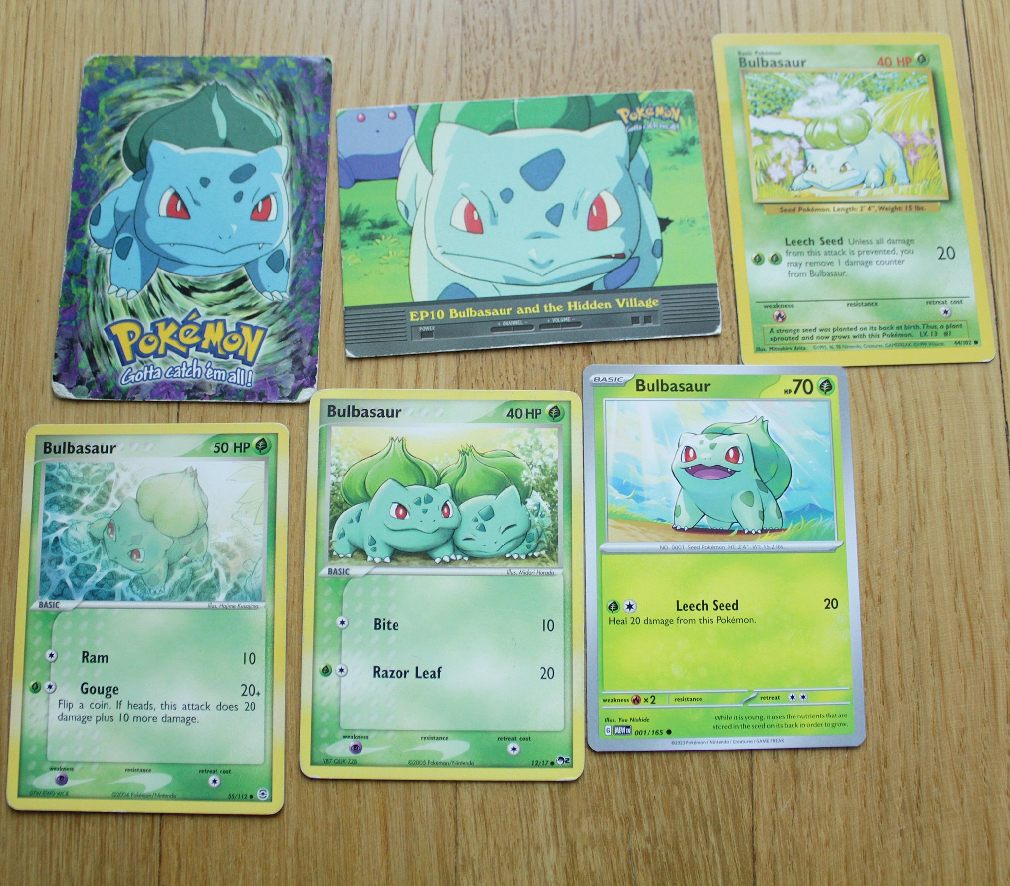 Bulbasaur Pokemon kort samling | WOTC, Topps | .. | Köp på Tradera (633911439)