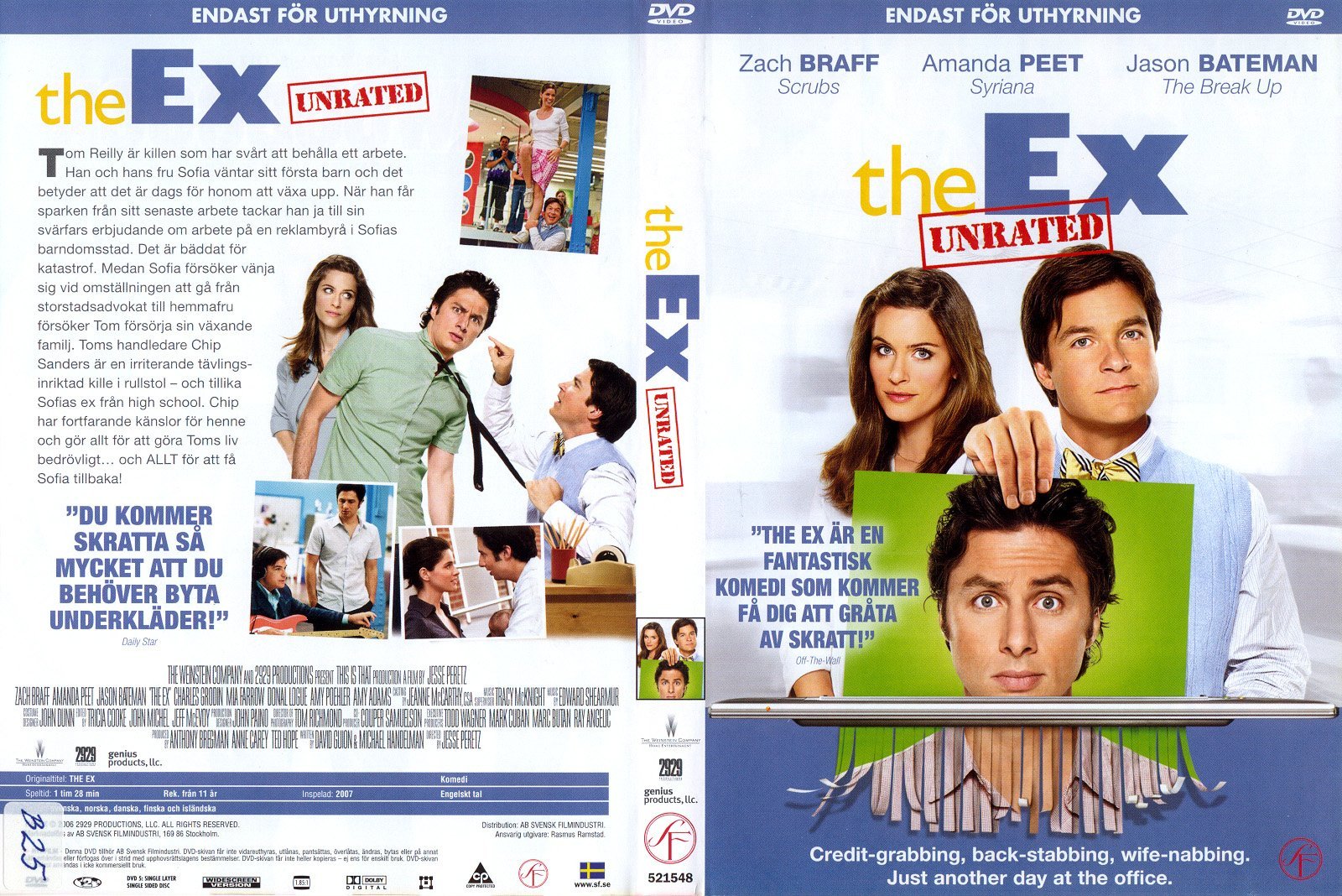 The Ex – 2006 – Zach Braff, Amanda Peet, Jason .. | Köp på Tradera (670782483)