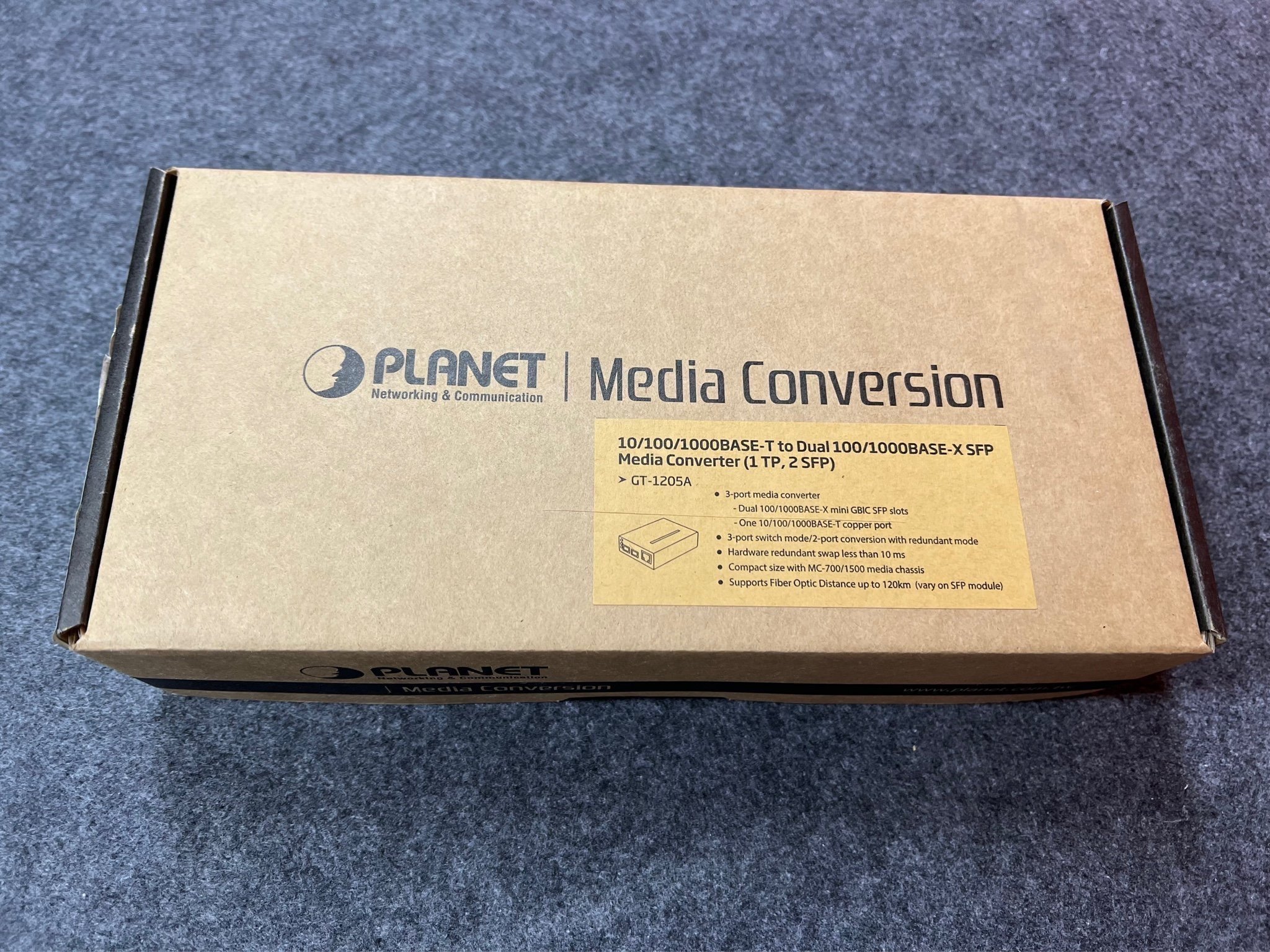 Fiberkonverterare GT-1205A #1 - Helt ny | Köp på Tradera (698690869)