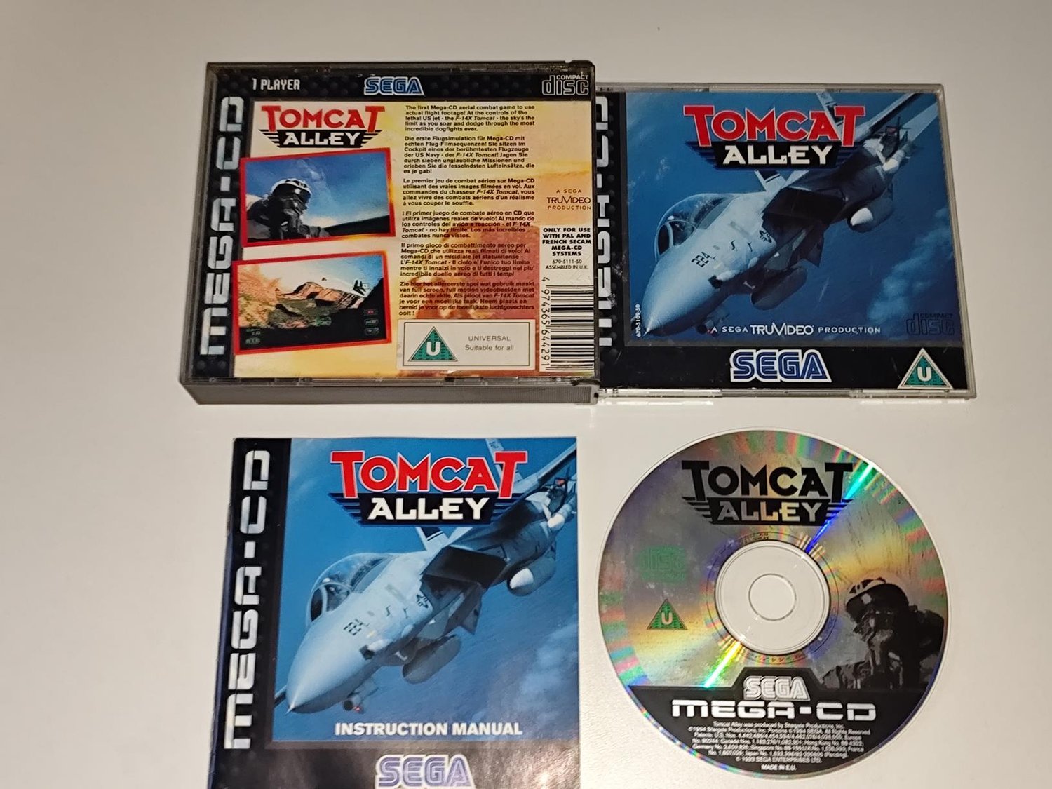 Se produkter som liknar SEGA Mega CD Tomcat Alley på Tradera (664726503)