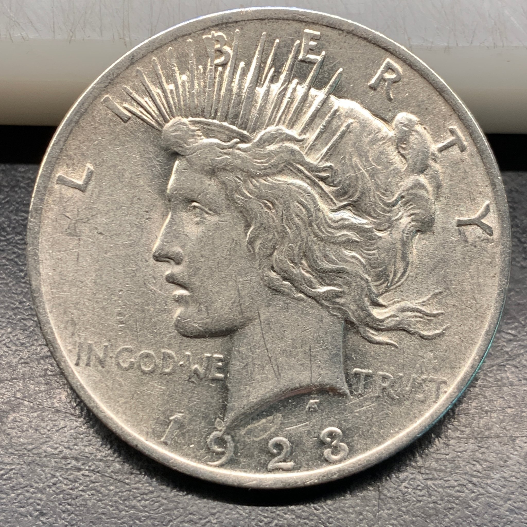 USA 1 Dollar Peacedollar 1923 P Stort Silvermyn 416513149 K p P usa-1-dollar-peacedollar-1923-p-stort-silvermyn-416513149-k-p-p
