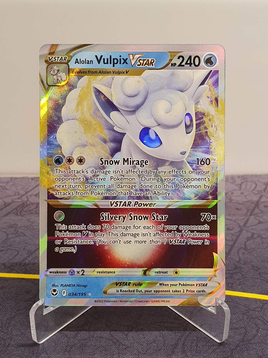 ALOLAN VULPIX VSTAR 034/195 - Ultra Rare - Silv.. | Köp på Tradera (579986284)