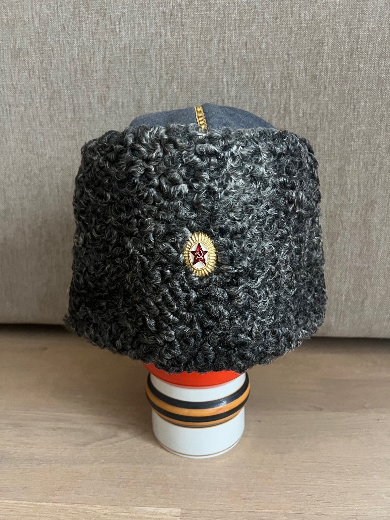 Sovjetisk papakha, USSR armé överste officer fu.. | Köp på Tradera (694315397)