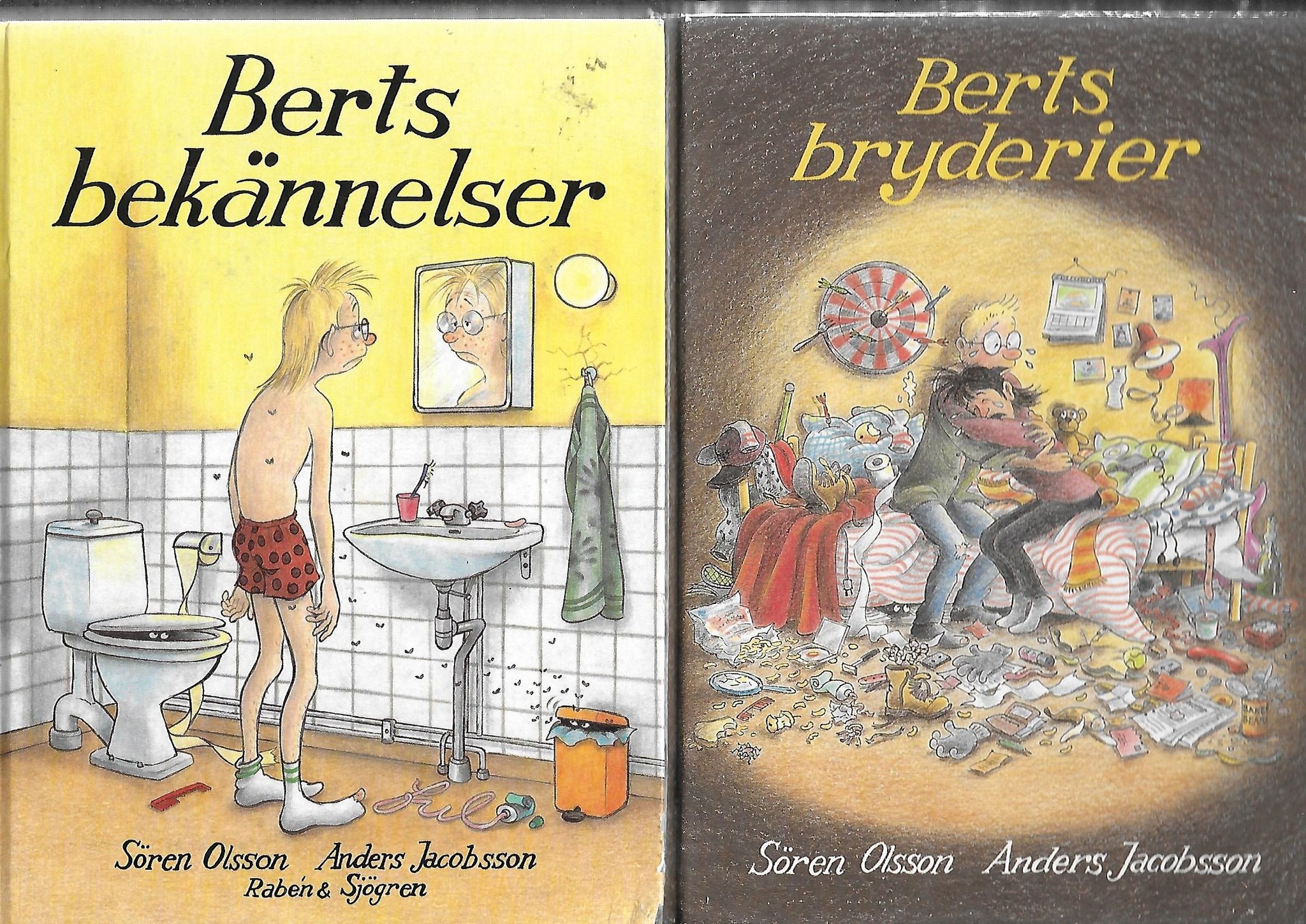 2 Bert-böcker från 1990-talet. Berts bekännelse.. | Köp på Tradera (623521973)