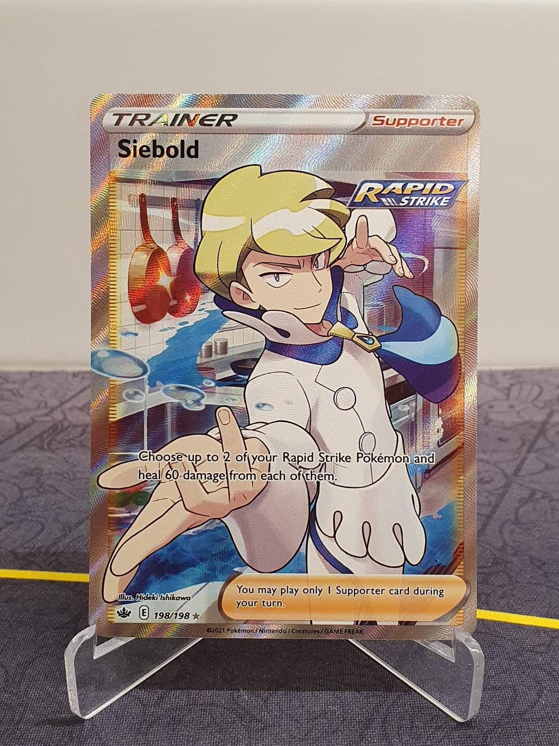 SIEBOLD 198/198 - Ultra Rare Full Art Trainer -.. | Köp på Tradera (580692990)