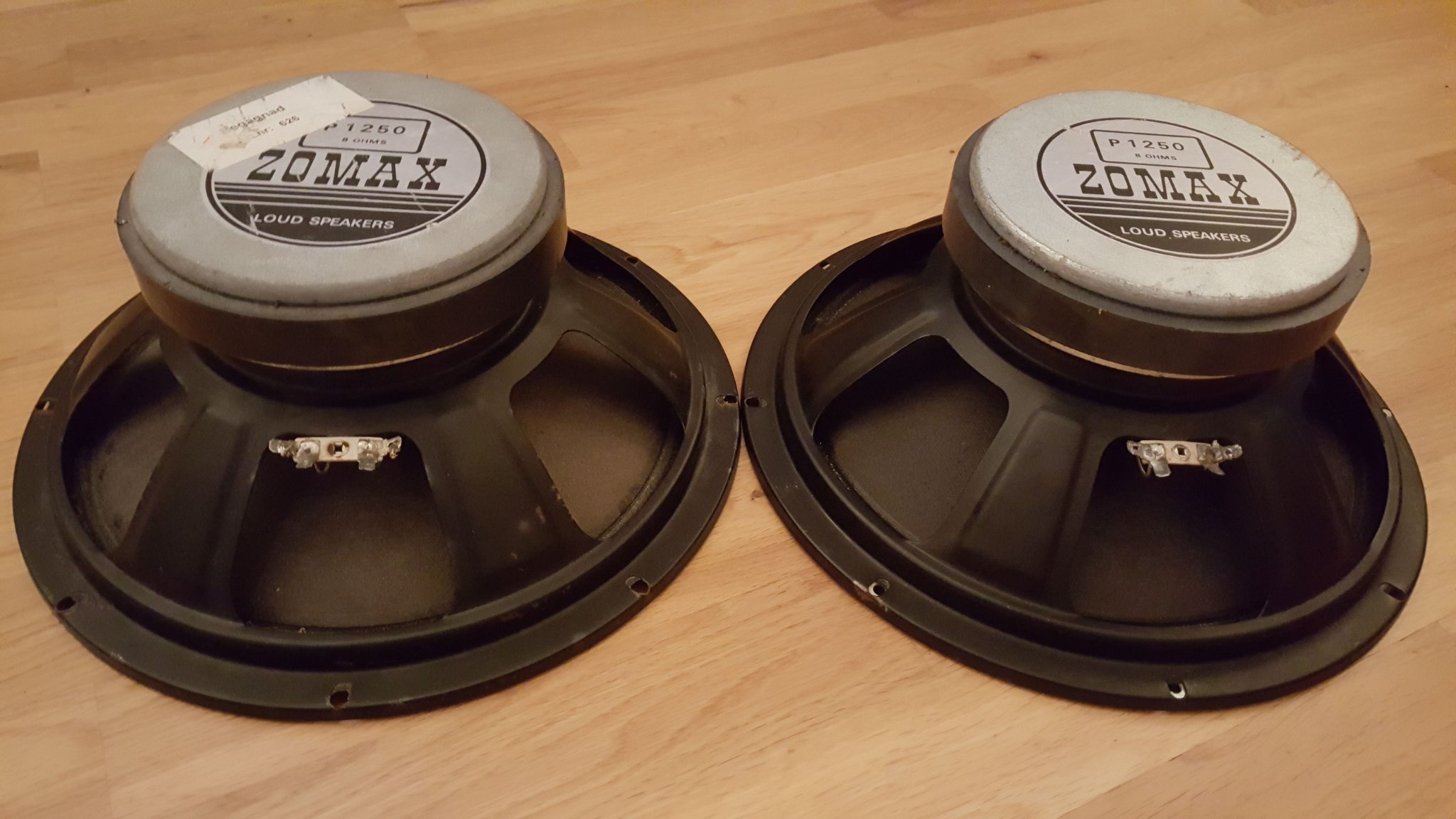 Zomax P-1250 12" Bas/mid (418116615) ᐈ Köp på Tradera