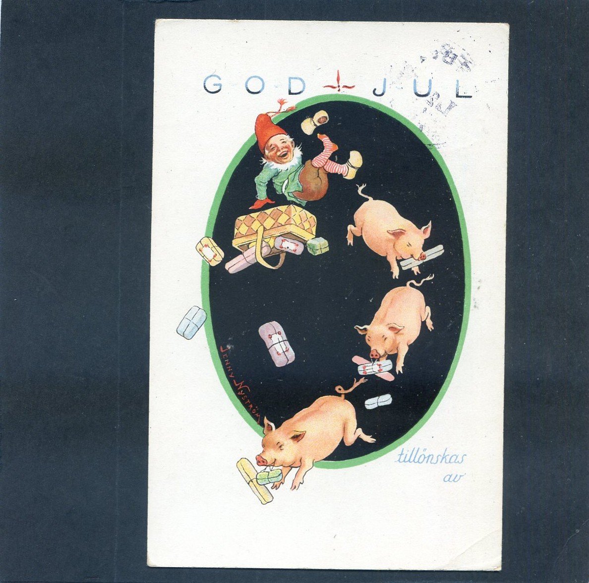 God Jul Tomte o tre gr.. | Köp från LindbladCartophilia på Tradera (679974007)