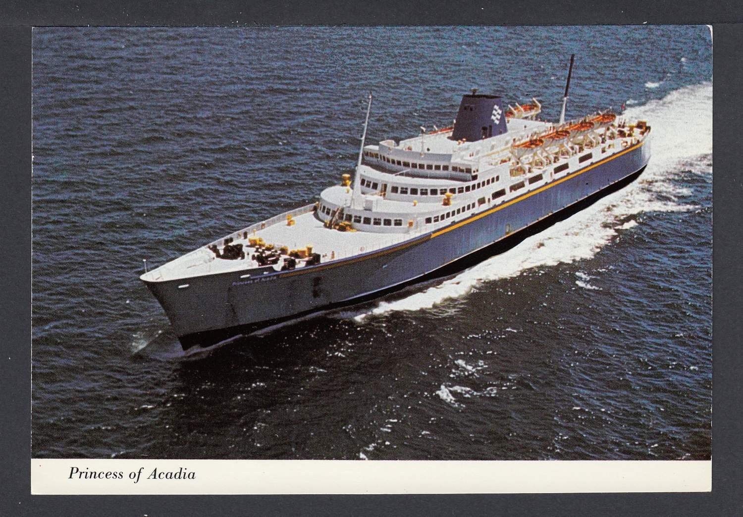 Passagerarfartyget Princess of Acadia. A6 format. | Köp på Tradera (677360797)