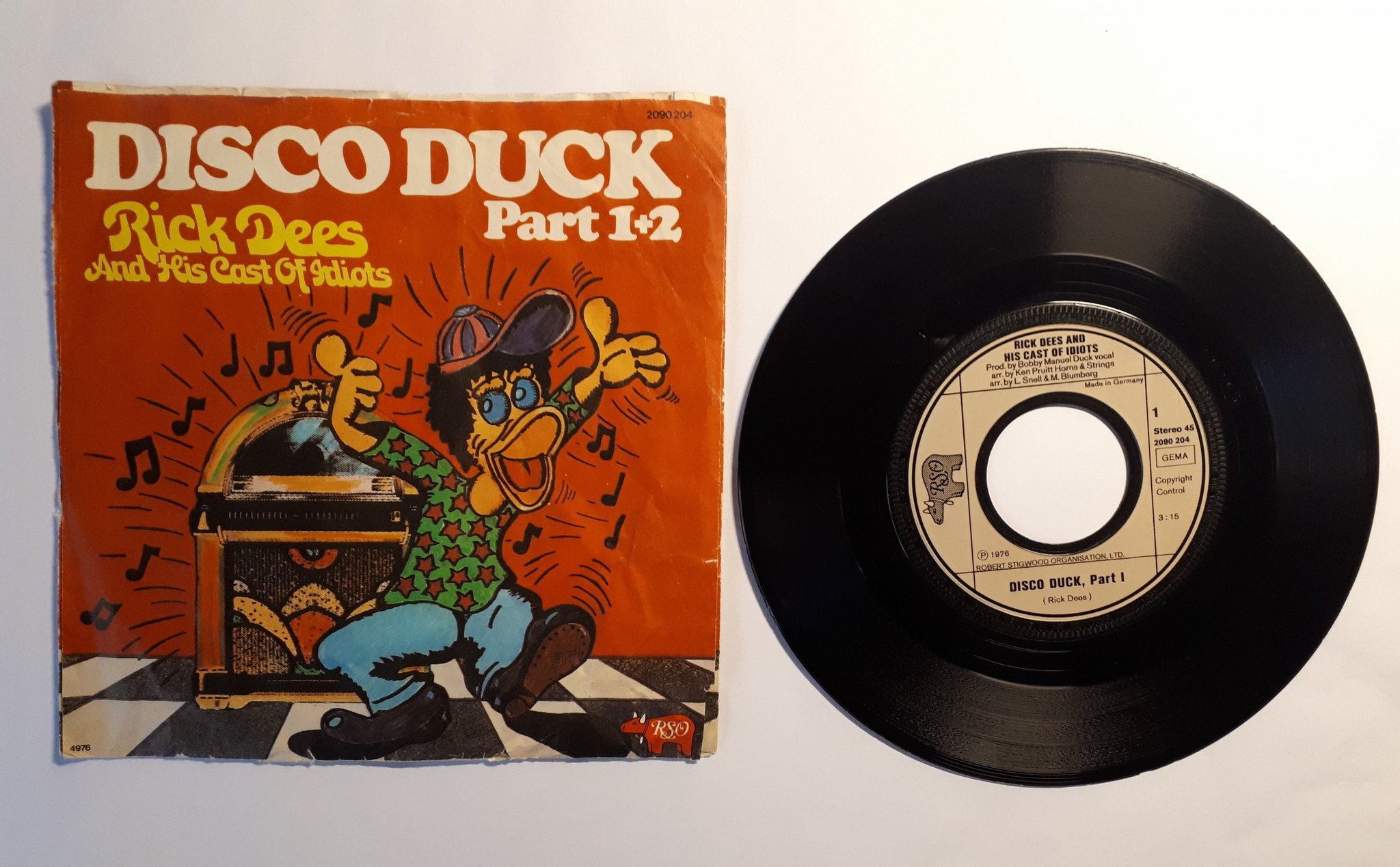 Se produkter som liknar Disco Duck - Rick Dees And Hi.. på Tradera (700282883)