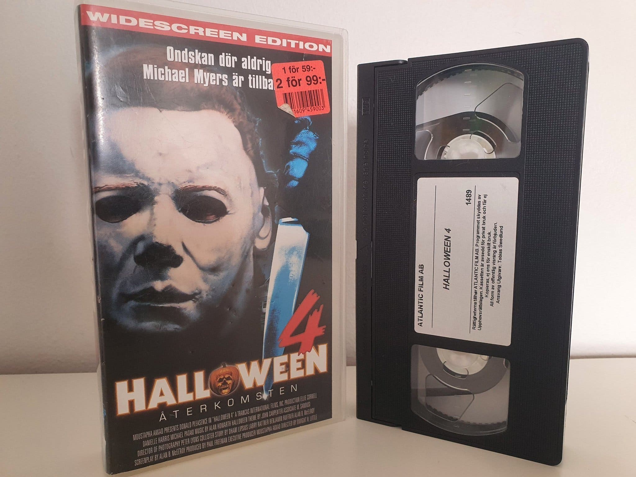 Halloween 4 1988 Michael Myers terkomsten V K p P Tradera