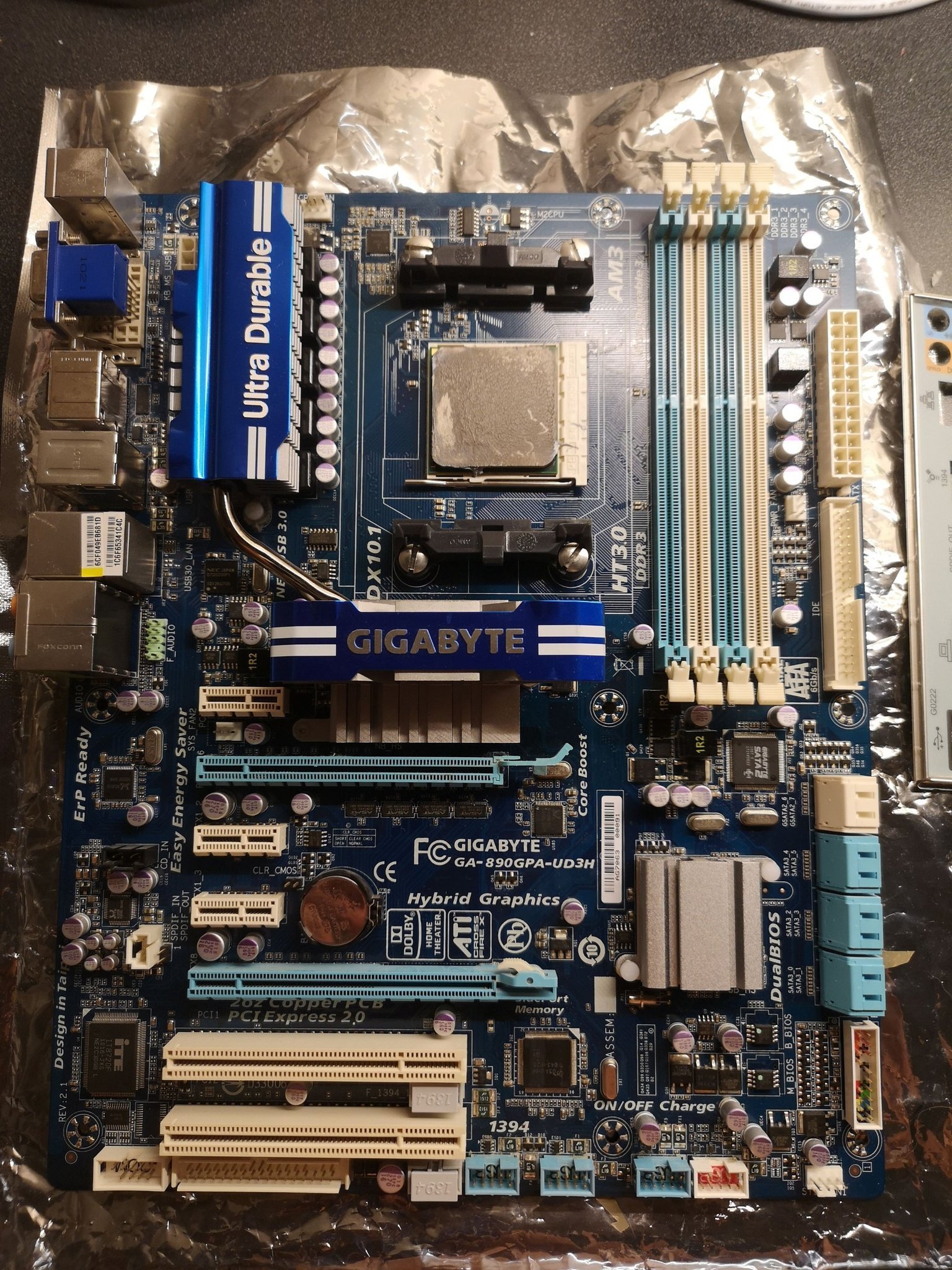 AMD athlon II X3 455 med moderkort (379336106) ᐈ Köp på Tradera