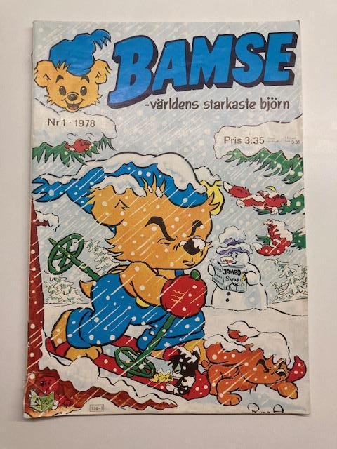 Serietidning Bamse År 1978 Nr 1 | Köp på Tradera (634148156)