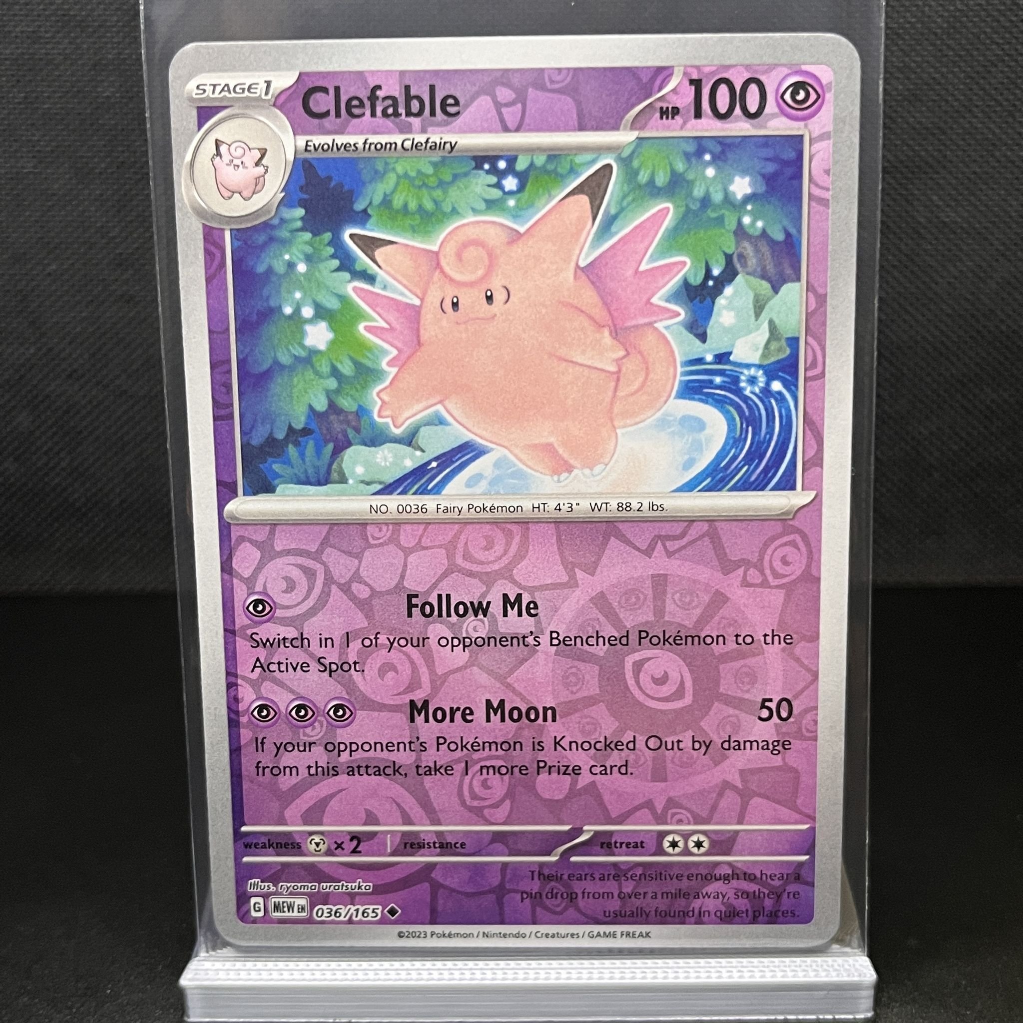 Se produkter som liknar Clefable 036/165 Reverse Holo.. på Tradera (696030131)