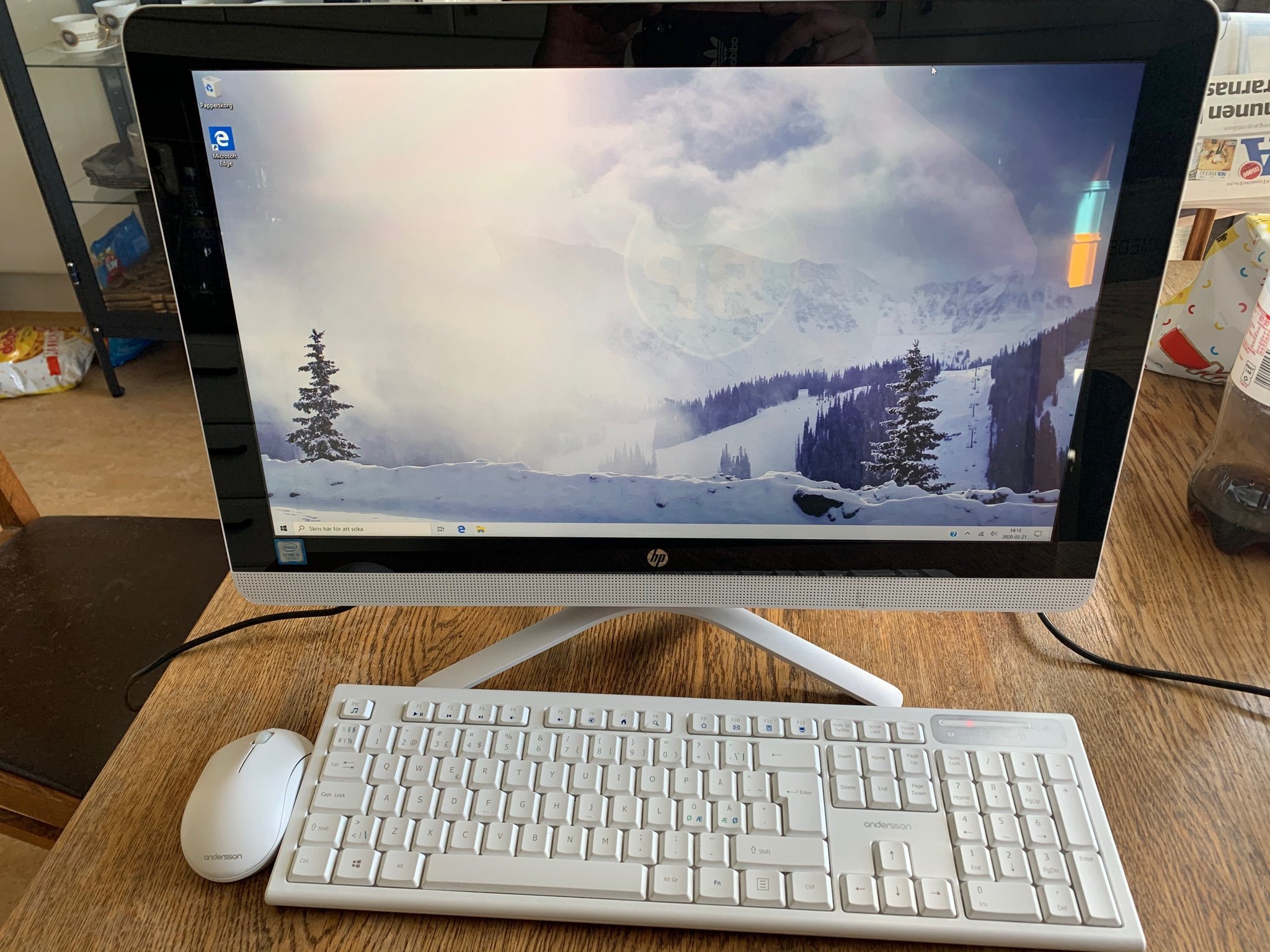HP All In One Dator 22” Pekskärm (391687828) ᐈ Köp på Tradera