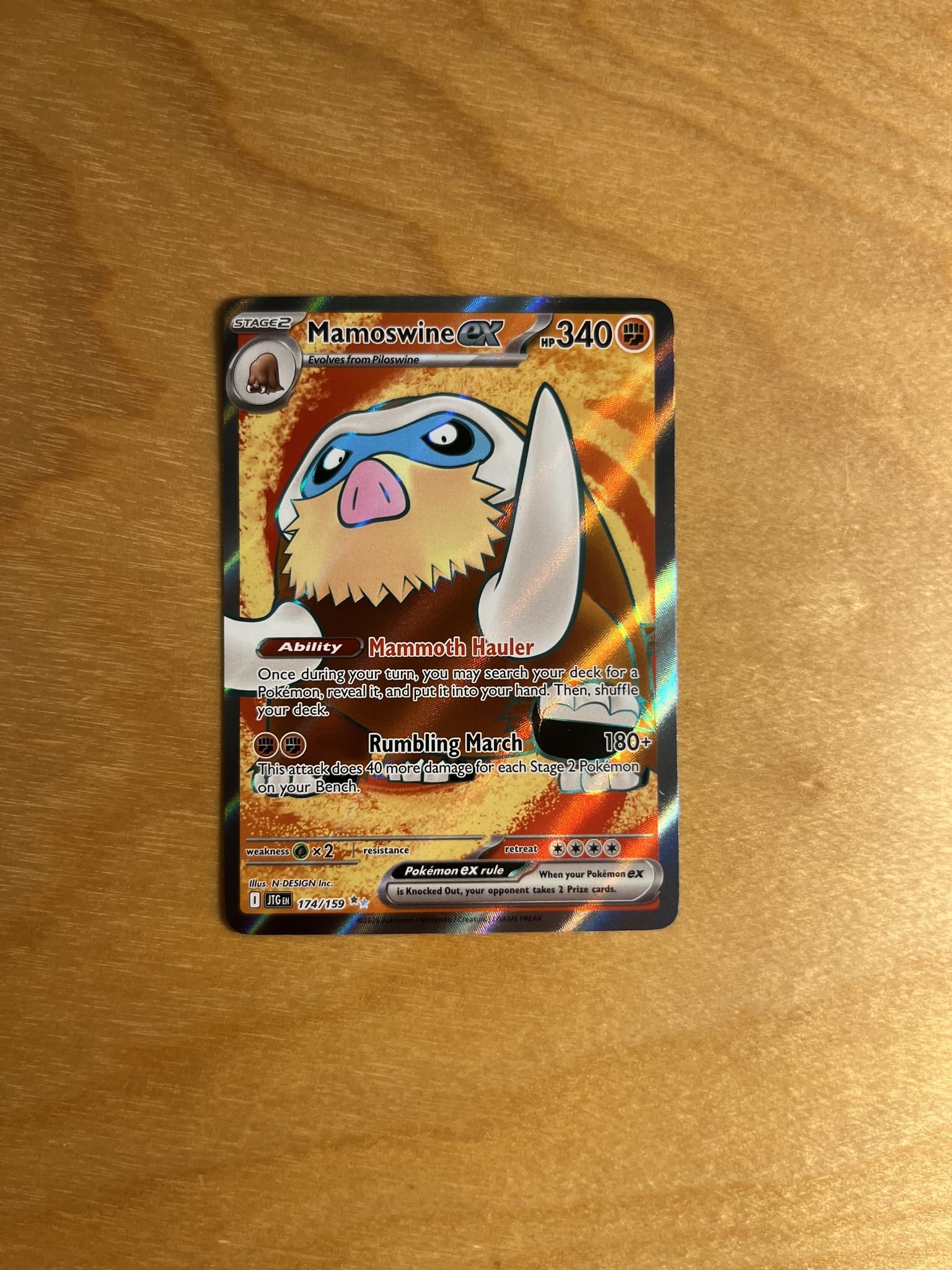 Se produkter som liknar Mamoswine ex Full Art 174 Pok.. på Tradera (695738301)