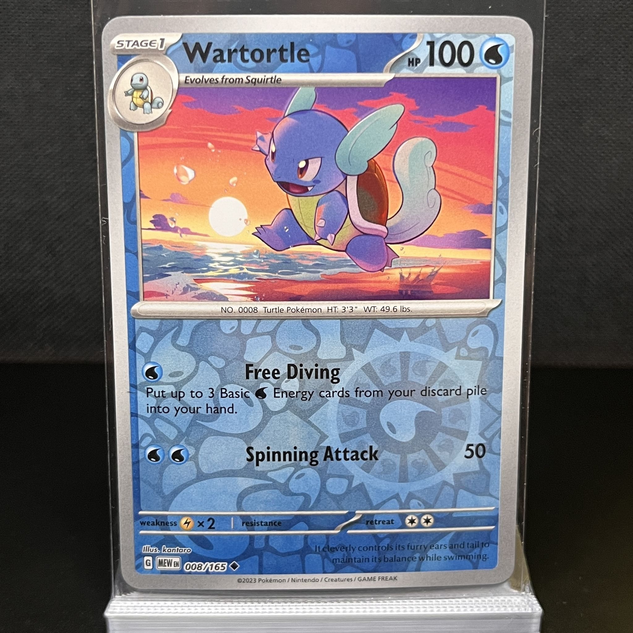 Se produkter som liknar Wartortle 008/165 Reverse Hol.. på Tradera (690506949)