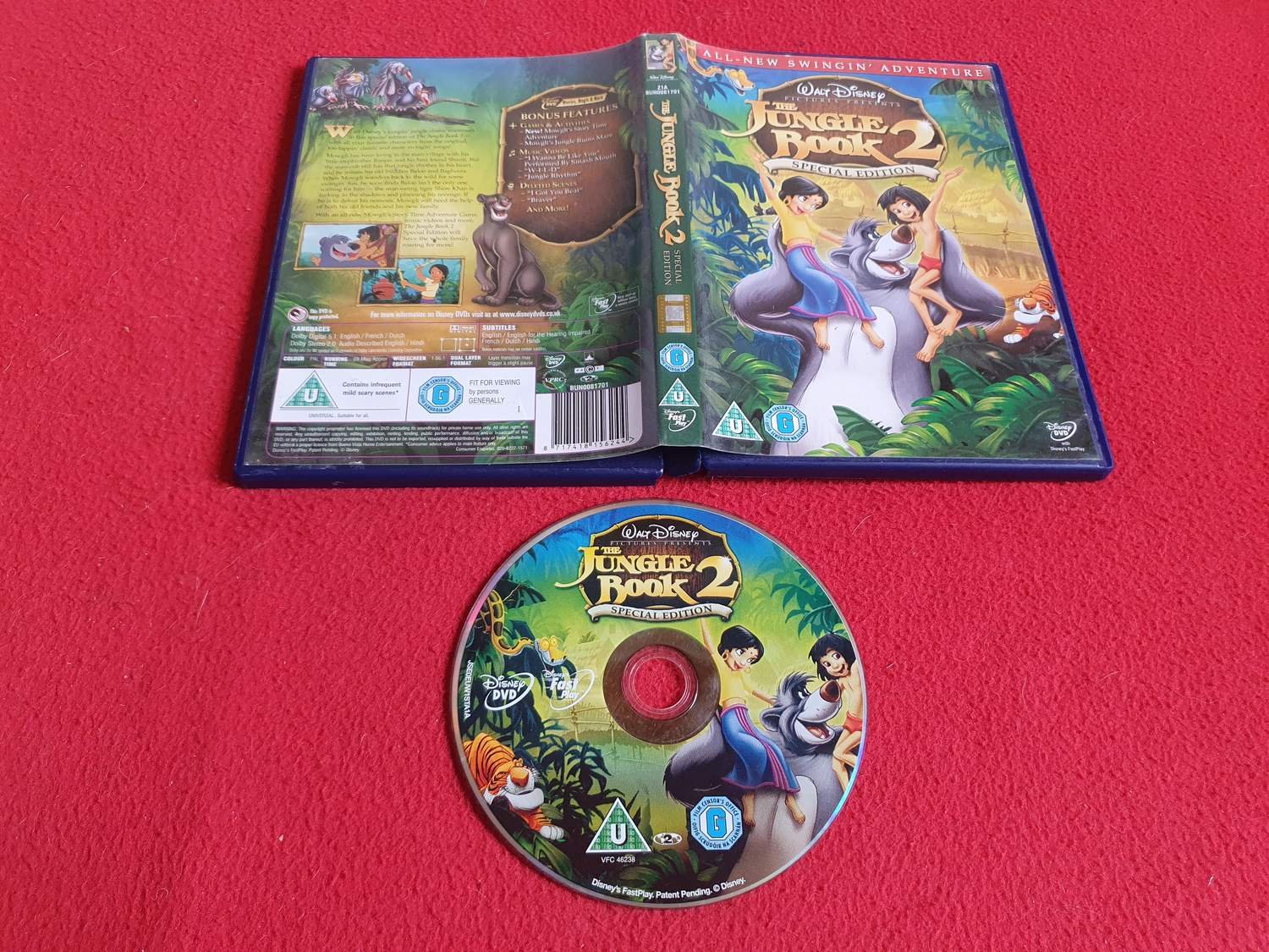Se produkter som liknar DISNEY JUNGLE BOOK 2 till DVD på Tradera (628691449)