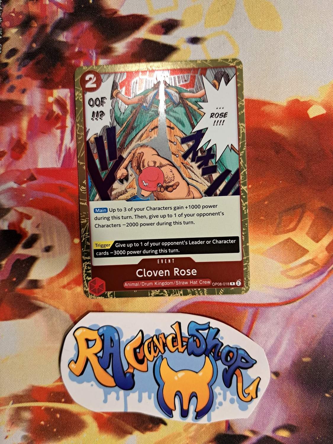 Cloven Rose Rare OP08-018 Two L.. | Köp från RaCardShop på Tradera (657426522)