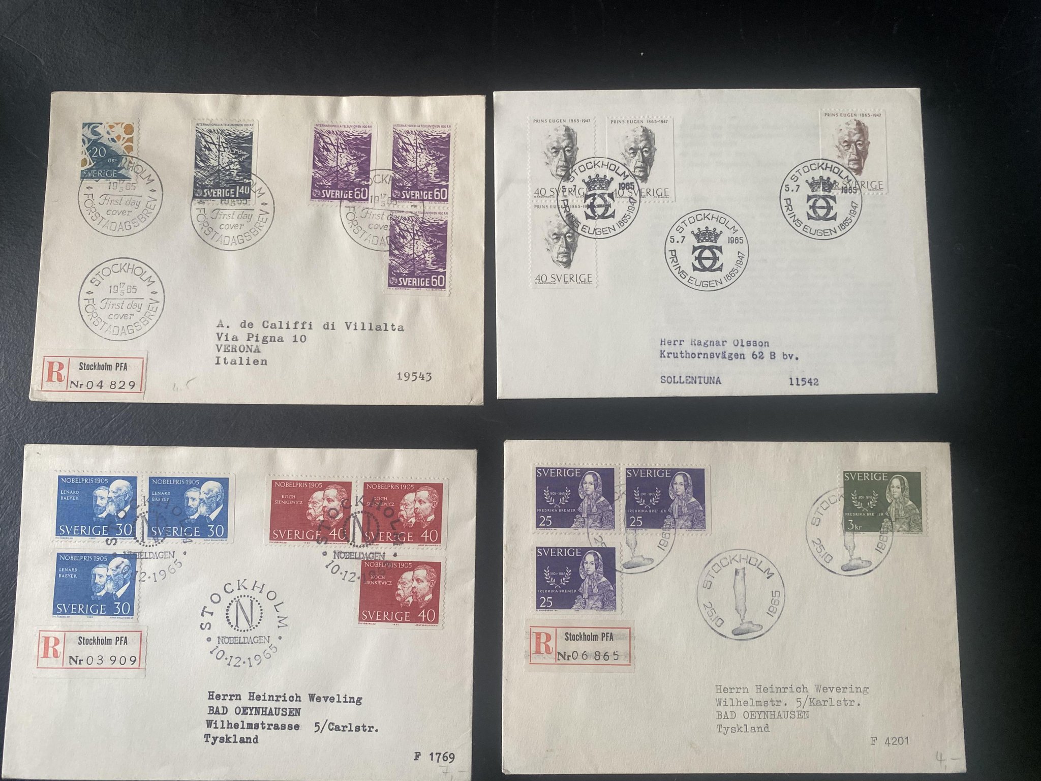 Se produkter som liknar FDC Sverige 1965 på Tradera (634144867)