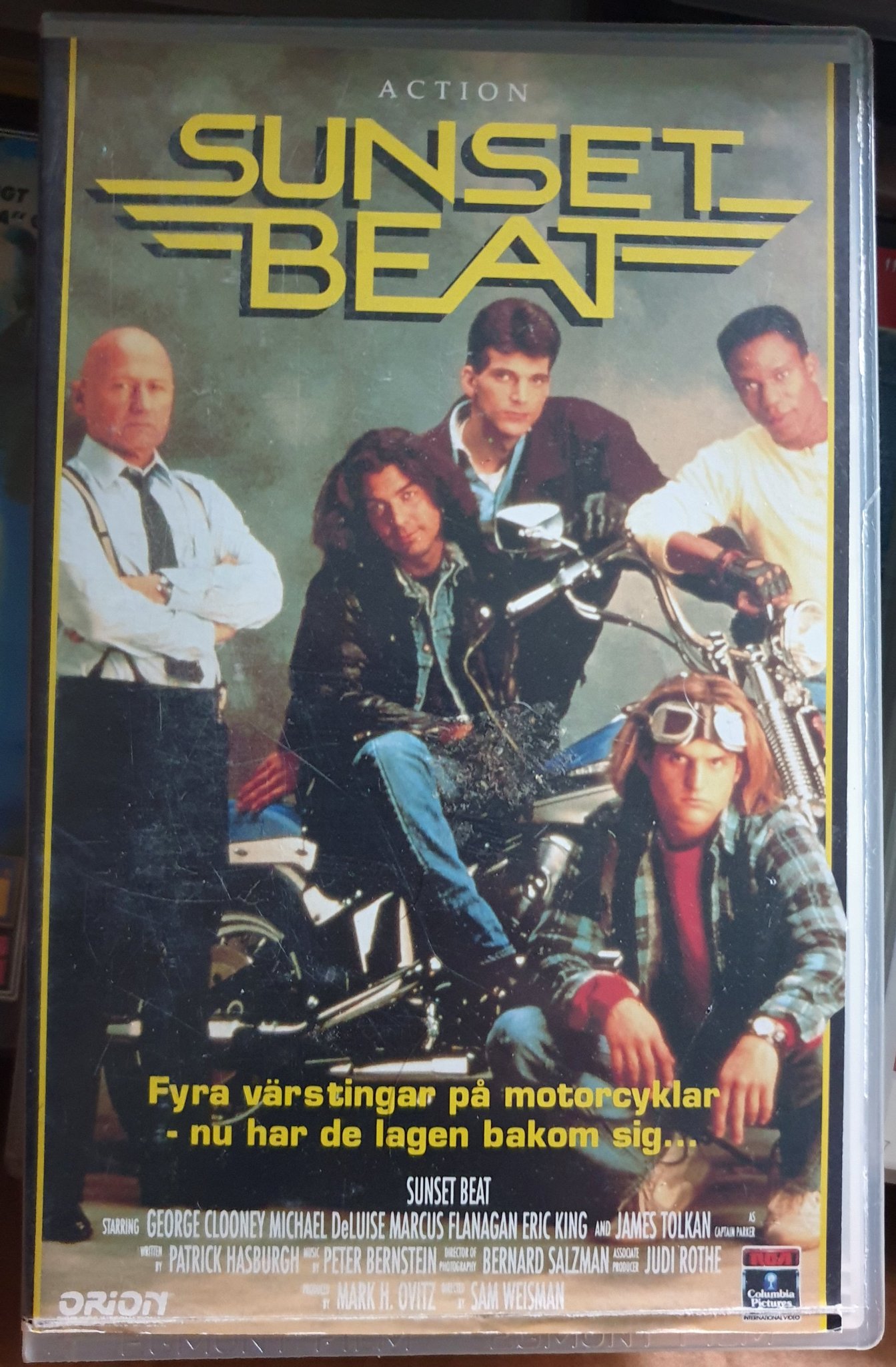 Sunset Beat (1990) George Clooney - VHS | Köp på Tradera (636007657)