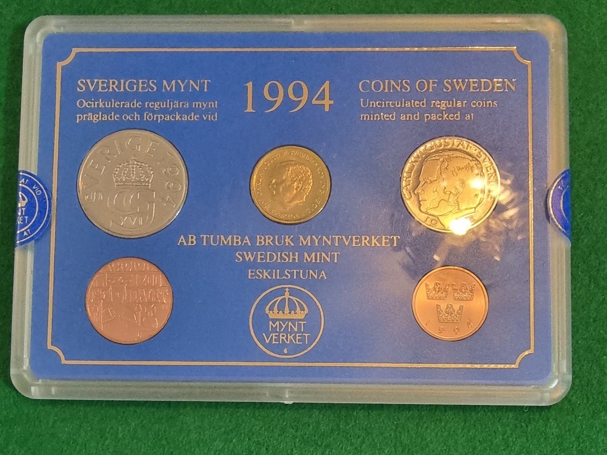 Se produkter som liknar Svenska myntsamling 1994 i ny.. på Tradera (623626408)