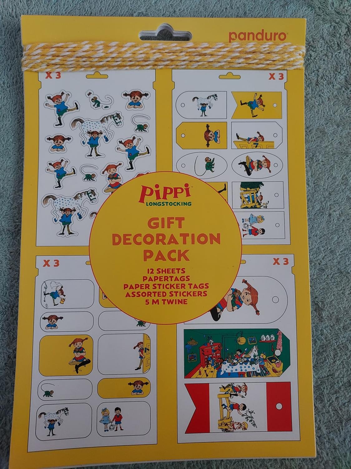 Pippi Longstocking Gift Decoration Pack från PA.. | Köp på Tradera ...