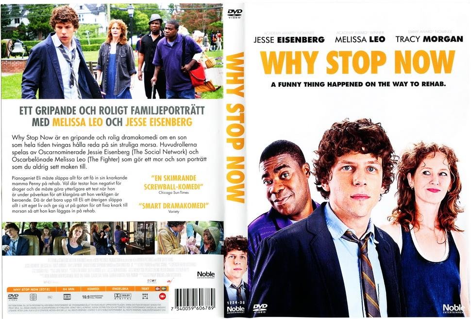 Why Stop Now Dvd Cover