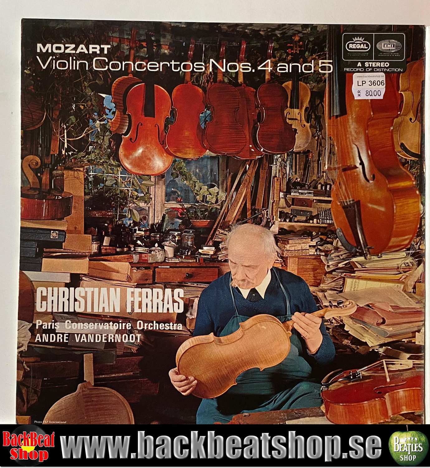 MOZART; CHRISTIAN FERRAS - VIOLIN.. | Köp från backbeat på Tradera (597553655)