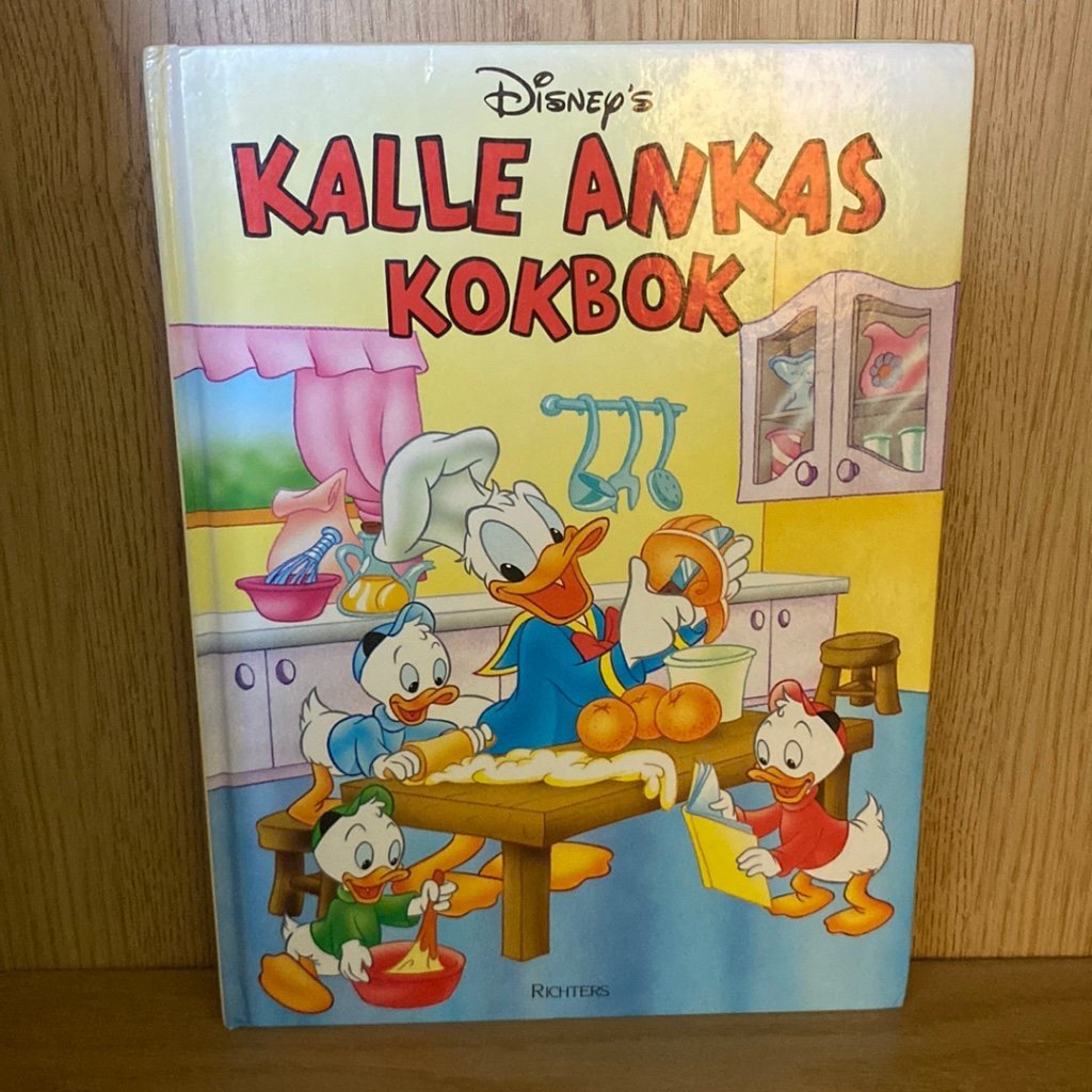 KALLE ANKAS KOKBOK/ WALT DISNEY’S/ 90-talet | Köp på Tradera (631842650)