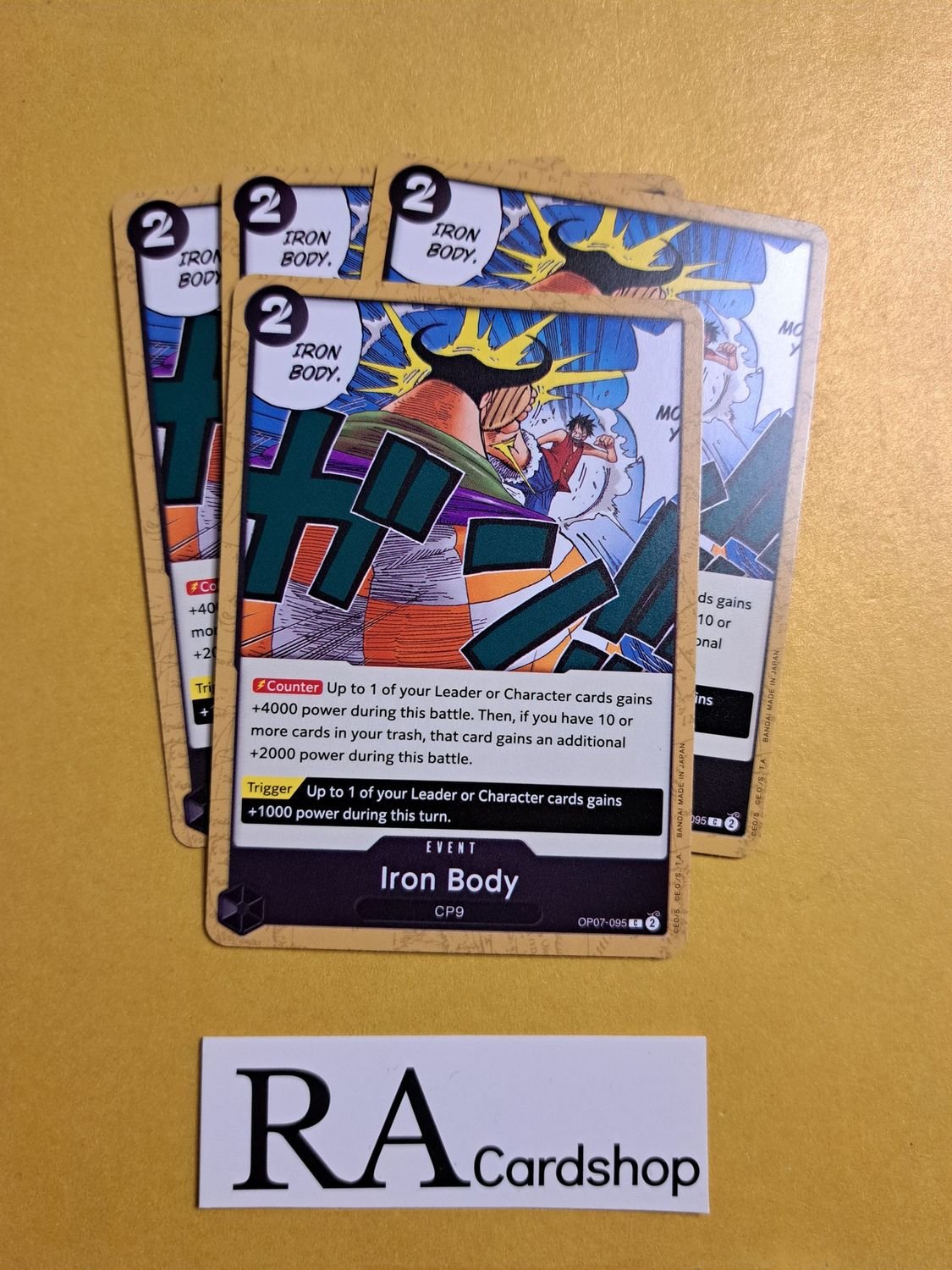 Iron Body Common OP07-095 500 Y.. | Köp från RaCardShop på Tradera (638317799)